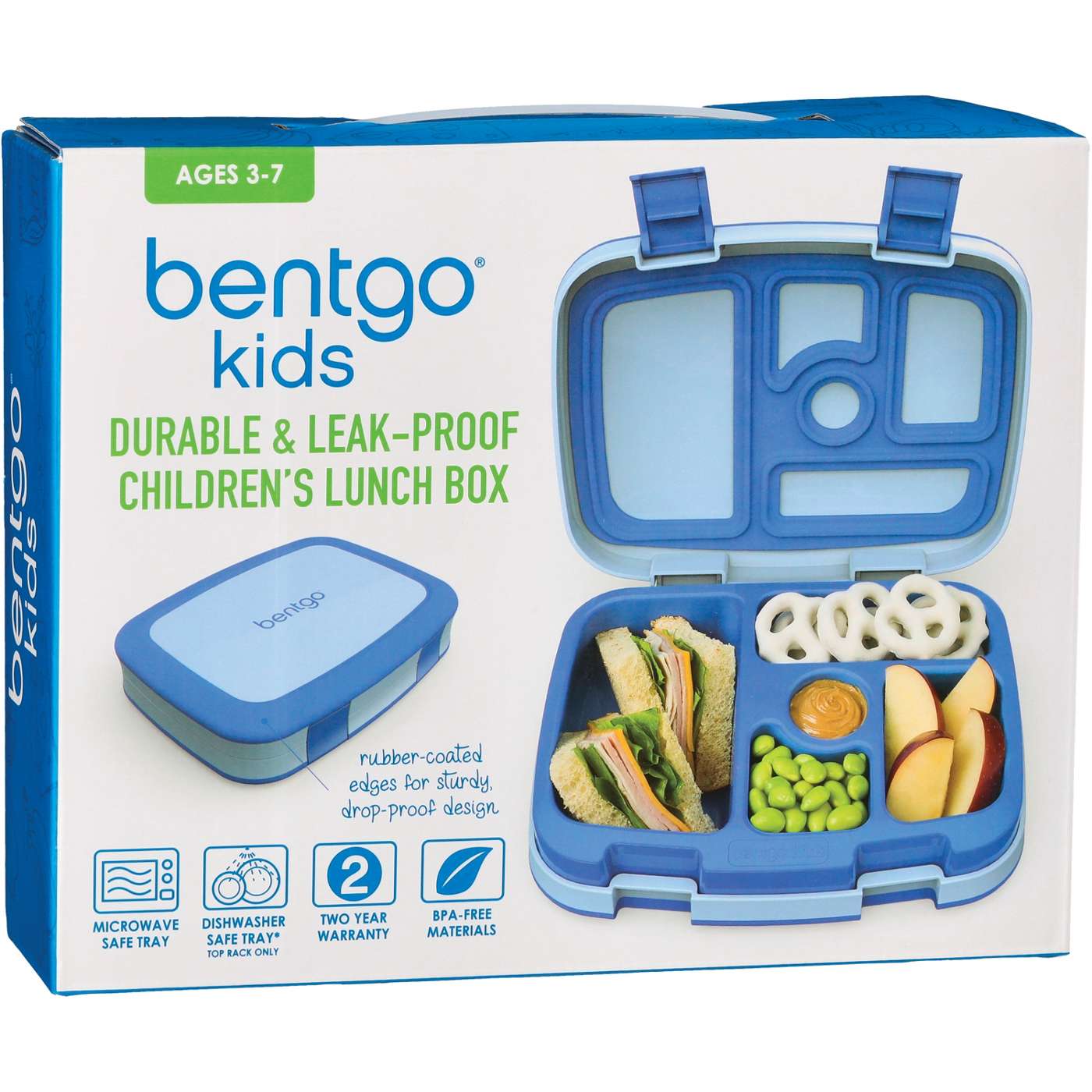 Bentgo Kids Lunch Box - Blue - Shop Lunch boxes at H-E-B