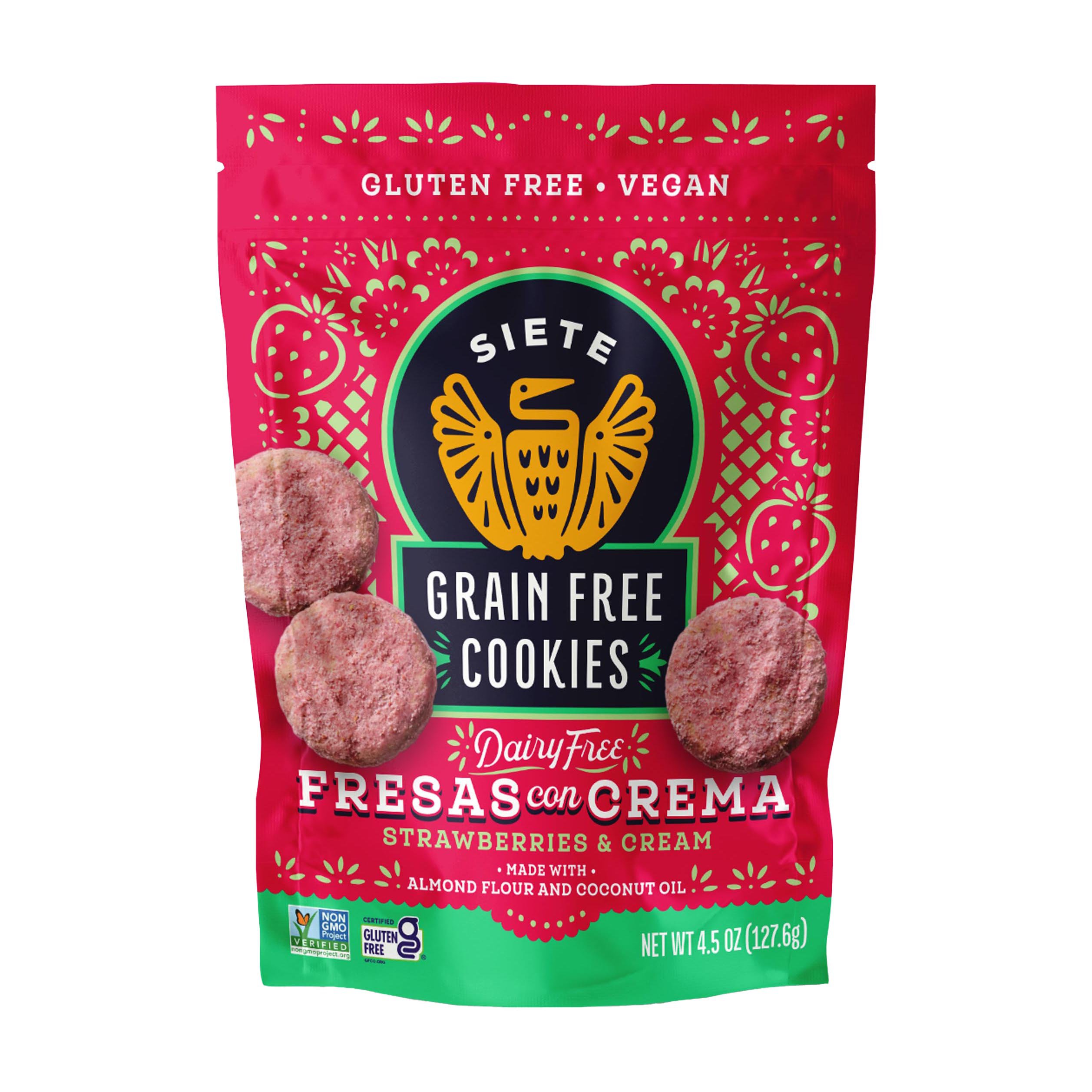 Siete Grain-Free Fresas Con Crema Cookies - Shop Cookies at H-E-B