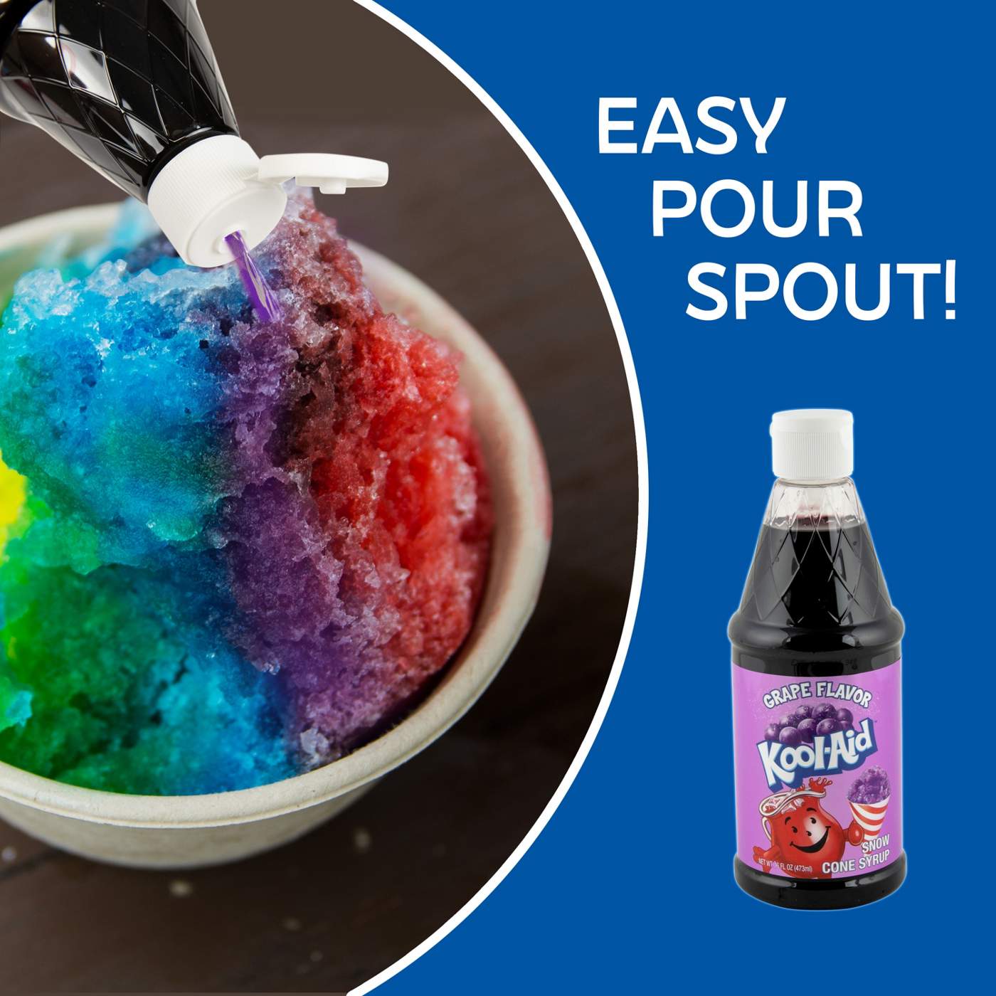 Kool-Aid Snow Cone Syrup - Grape - Shop Candy at H-E-B