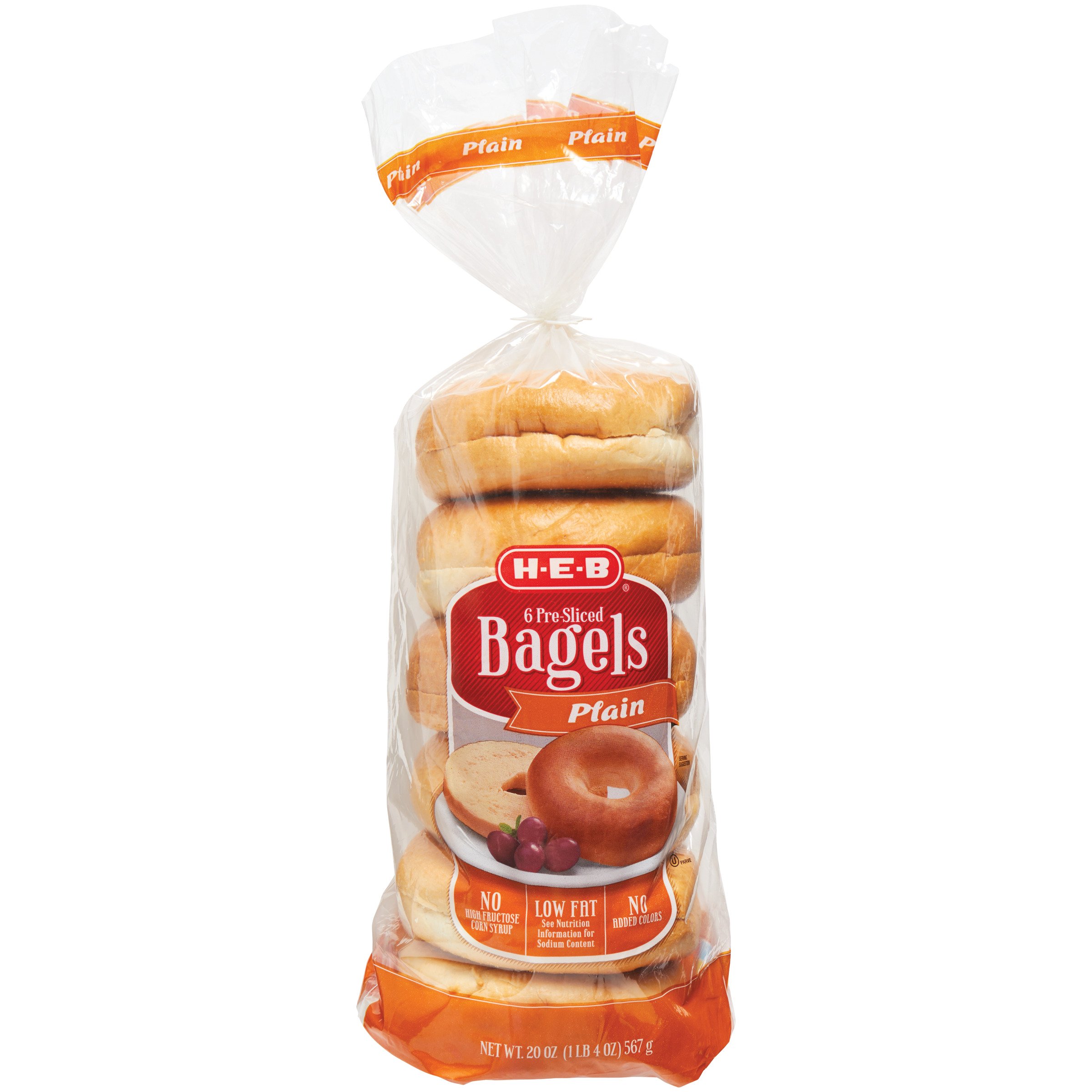 H-E-B Plain Bagels - Shop Bagels at H-E-B