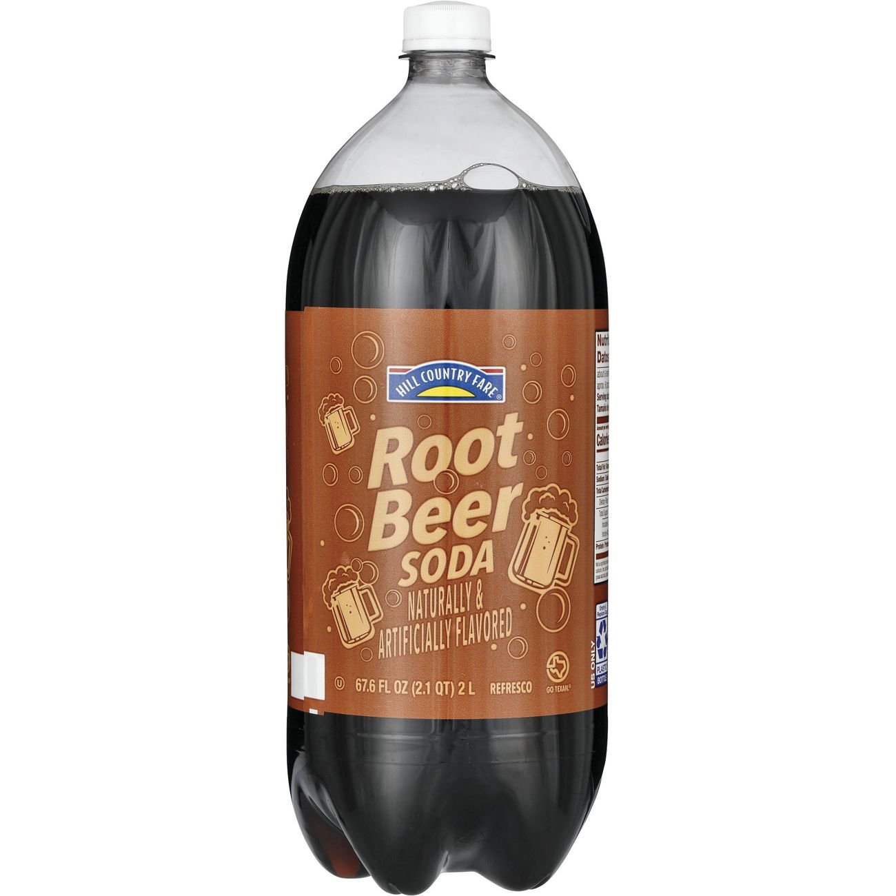 Hill Country Fare Root Beer Soda - Shop Soda at H-E-B