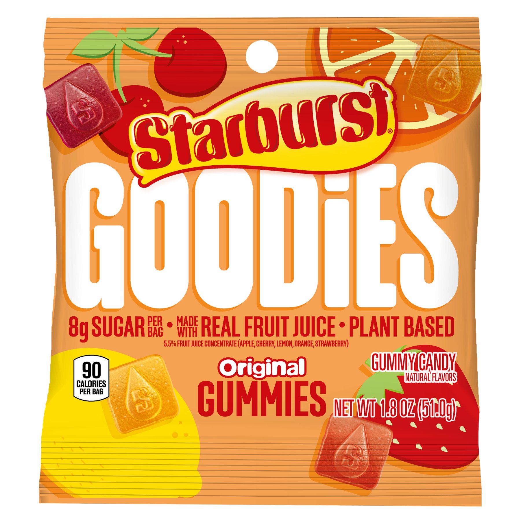 Starburst Goodies Original Plant Based Gummy Candy - Shop Candy at H-E-B