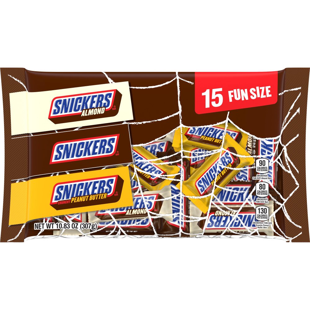 Snickers Assorted Fun Size Halloween Candy - Shop Candy at H-E-B