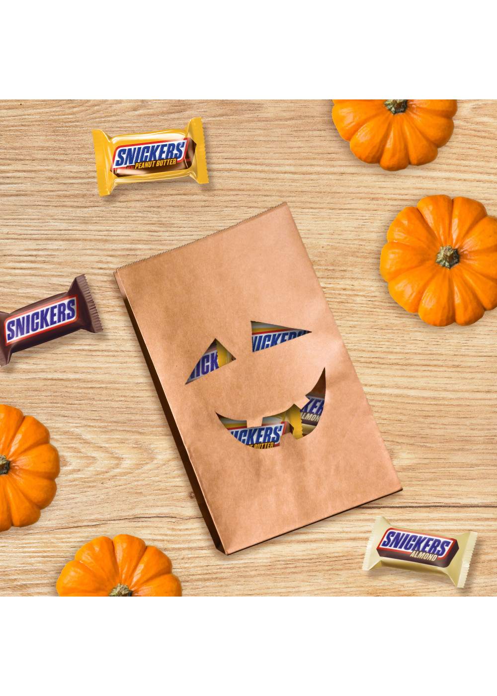 Snickers Assorted Fun Size Halloween Candy - Shop Candy at H-E-B
