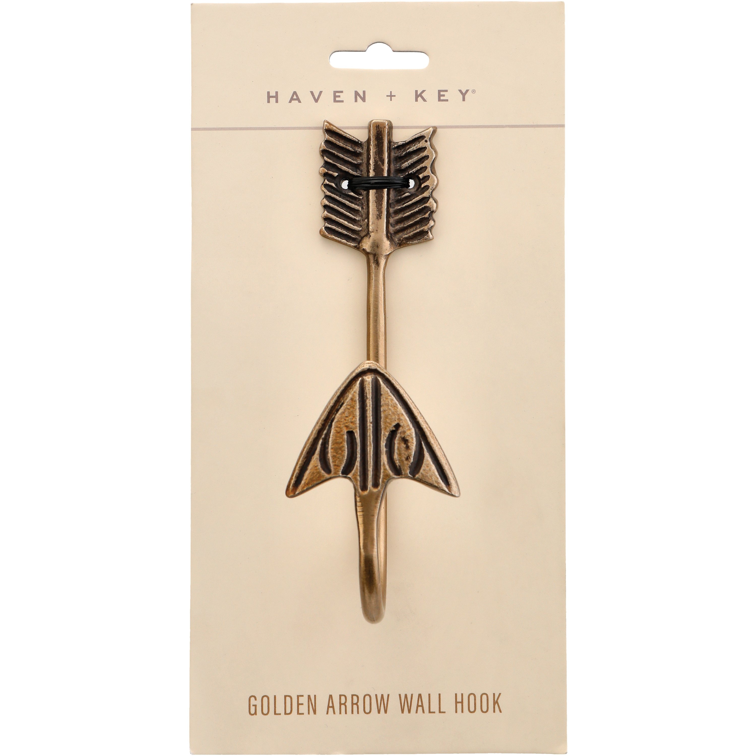 Haven + Key Golden Arrow Wall Hook - Shop Seasonal decor at H-E-B
