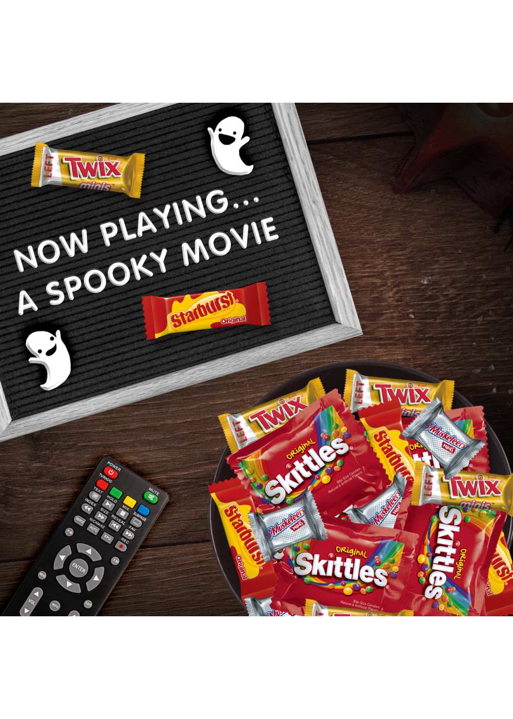 Skittles, Twix, Starburst & 3 Musketeers Assorted Trick or Treat ...