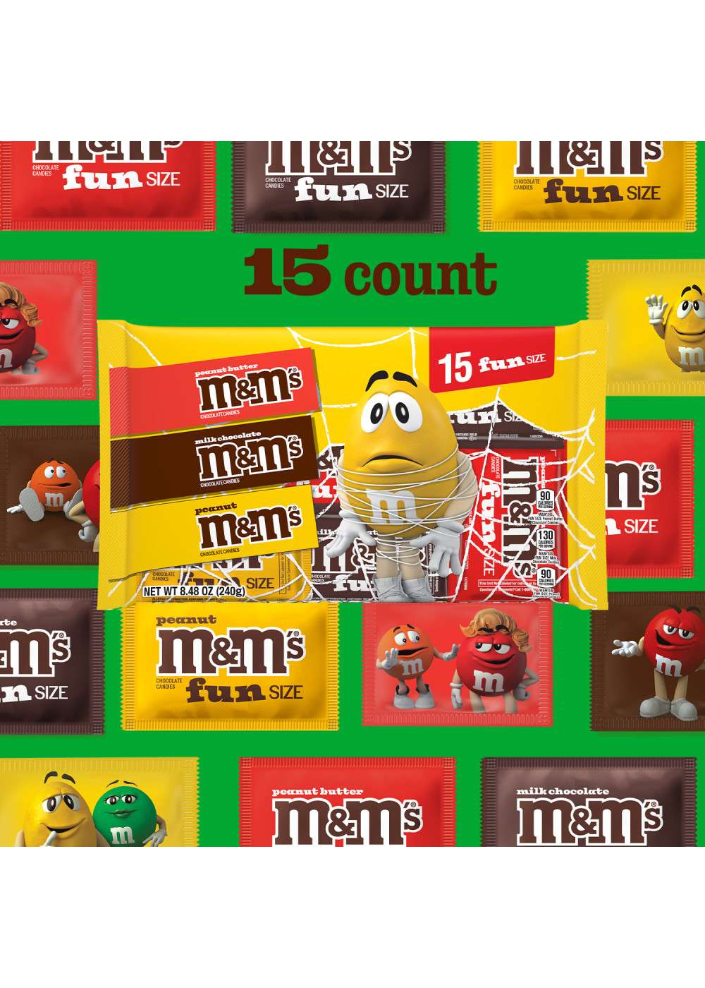 M&M'S Assorted Fun Size Halloween Candy - Shop Candy at H-E-B