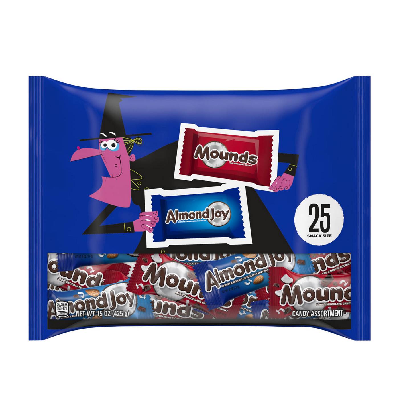 Almond Joy & Mounds Assorted Chocolate Snack Size Halloween Candy ...
