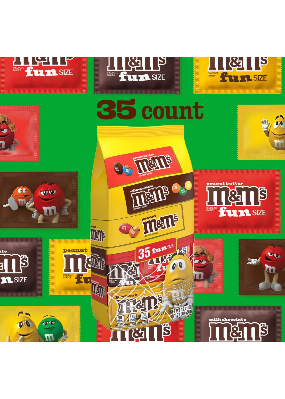 M&M'S Assorted Fun Size Halloween Candy - Shop Candy at H-E-B