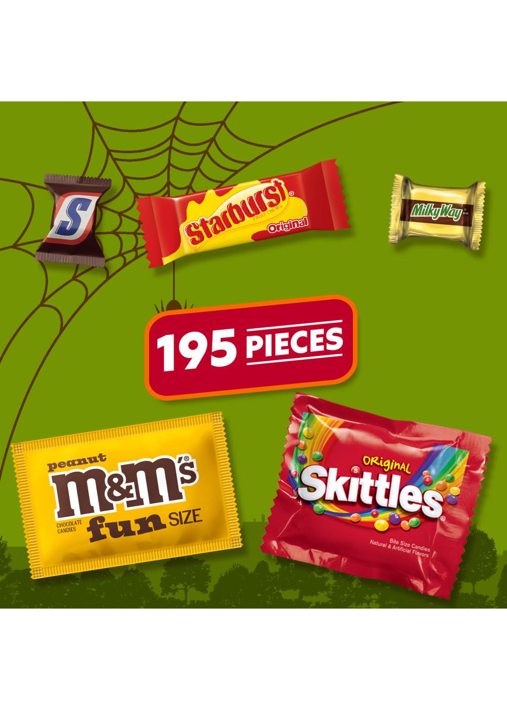 M&M'S, Snickers, Milky Way, Skittles & Starburst Assorted Trick or ...