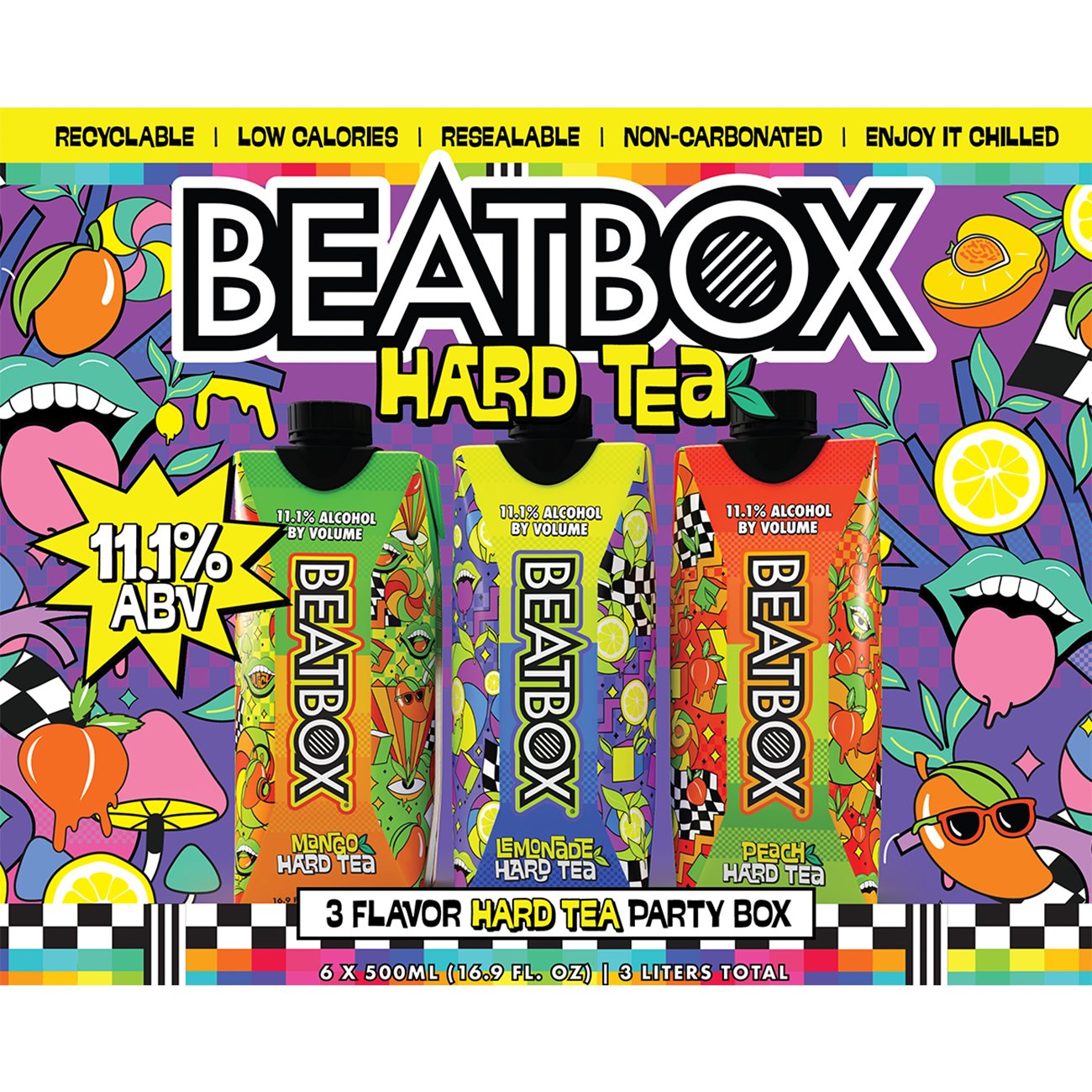 BeatBox Hard Tea Party Box 6 pk - Shop Malt beverages & coolers at H-E-B