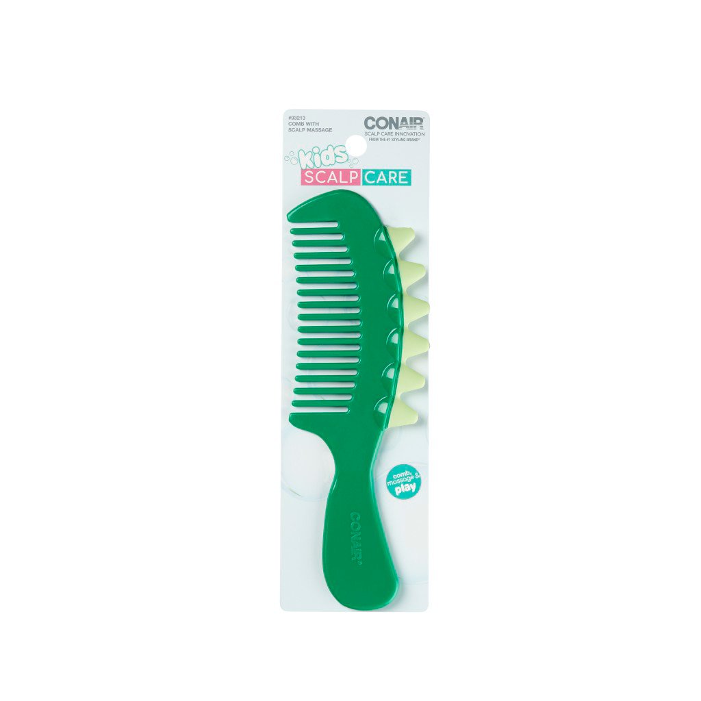 Conair Kids Scalp Care Hair Comb - Green - Shop Hair accessories at H-E-B