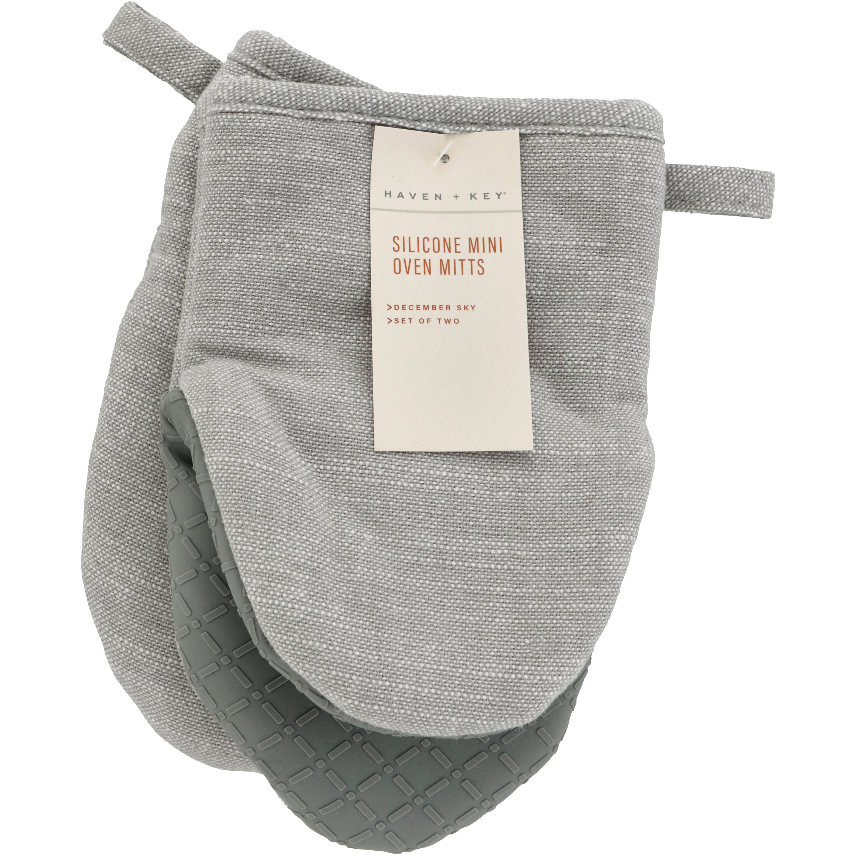 Haven + Key Silicone Mini Oven Mitts - December Sky - Shop Kitchen ...