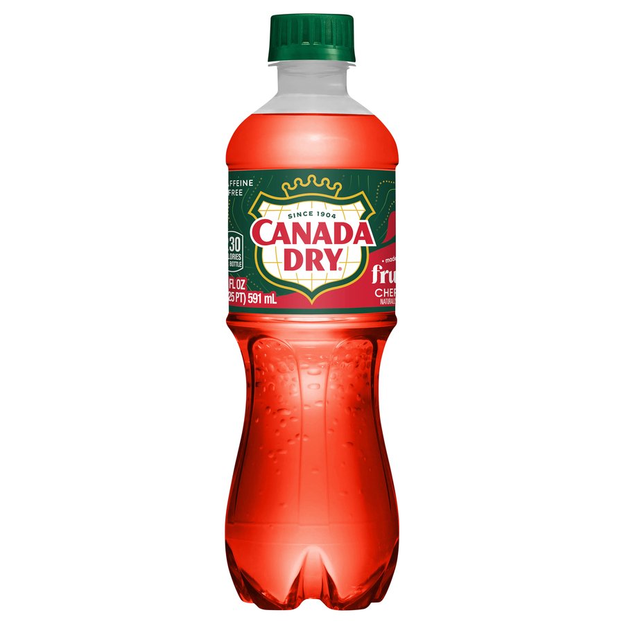 Canada Dry Fruit Splash Cherry Ginger Ale - Shop Soda at H-E-B