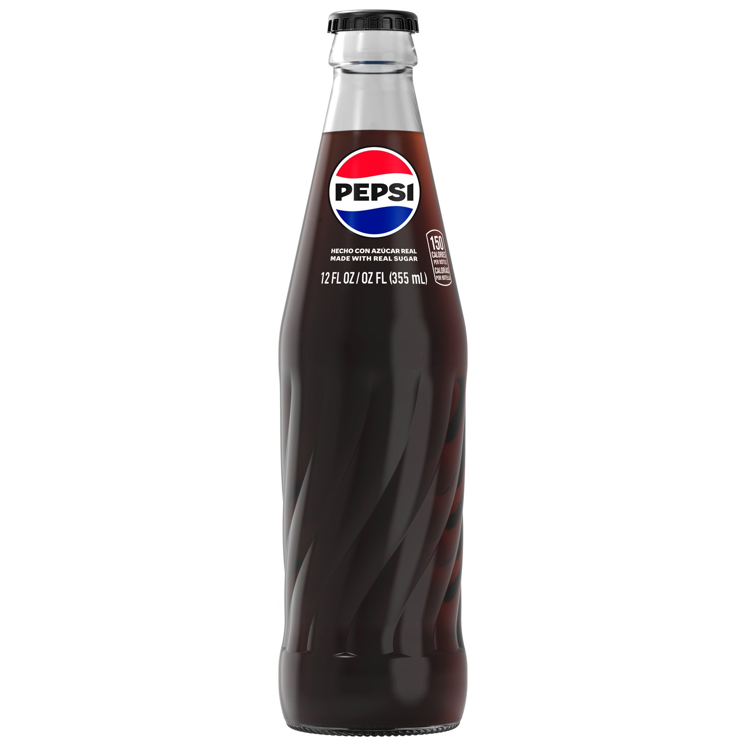 Pepsi Real Sugar Glass Bottle - Shop Soda at H-E-B