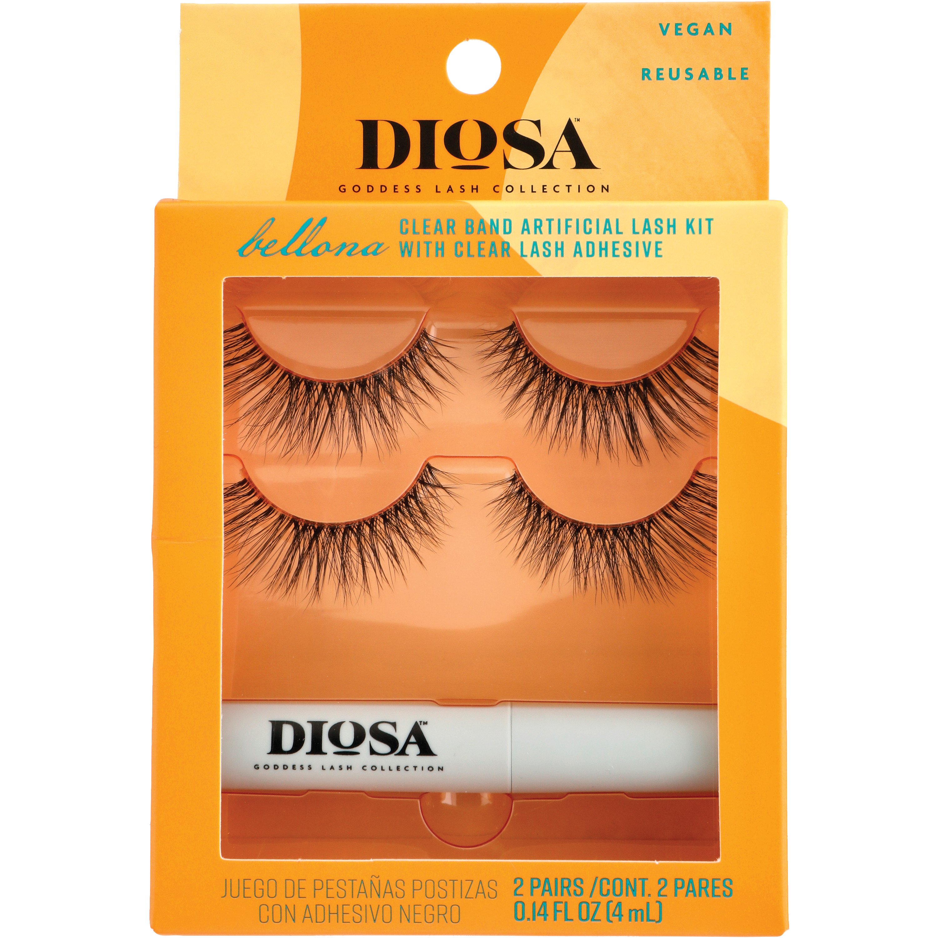 Diosa Reusable Artificial Lash & Adhesive Kit - Bellona - Shop False ...
