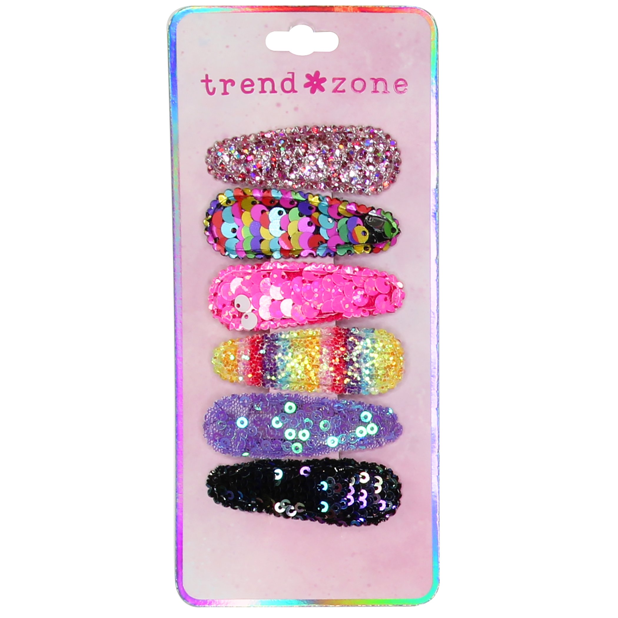 Trend Zone Sequin Snap Hair Clips - Shop Hair accessories at H-E-B