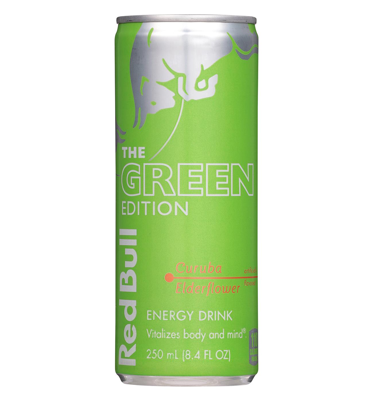Red Bull Green Edition Energy Drink - Curuba Elderflower - Shop Sports ...