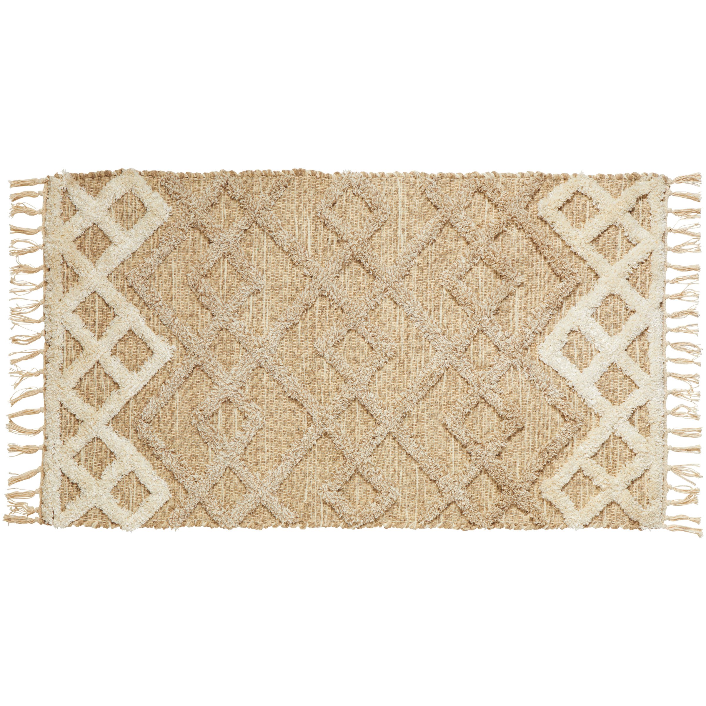 Haven + Key Diamond Tufted Scatter Rug - Shop Rugs & mats at H-E-B