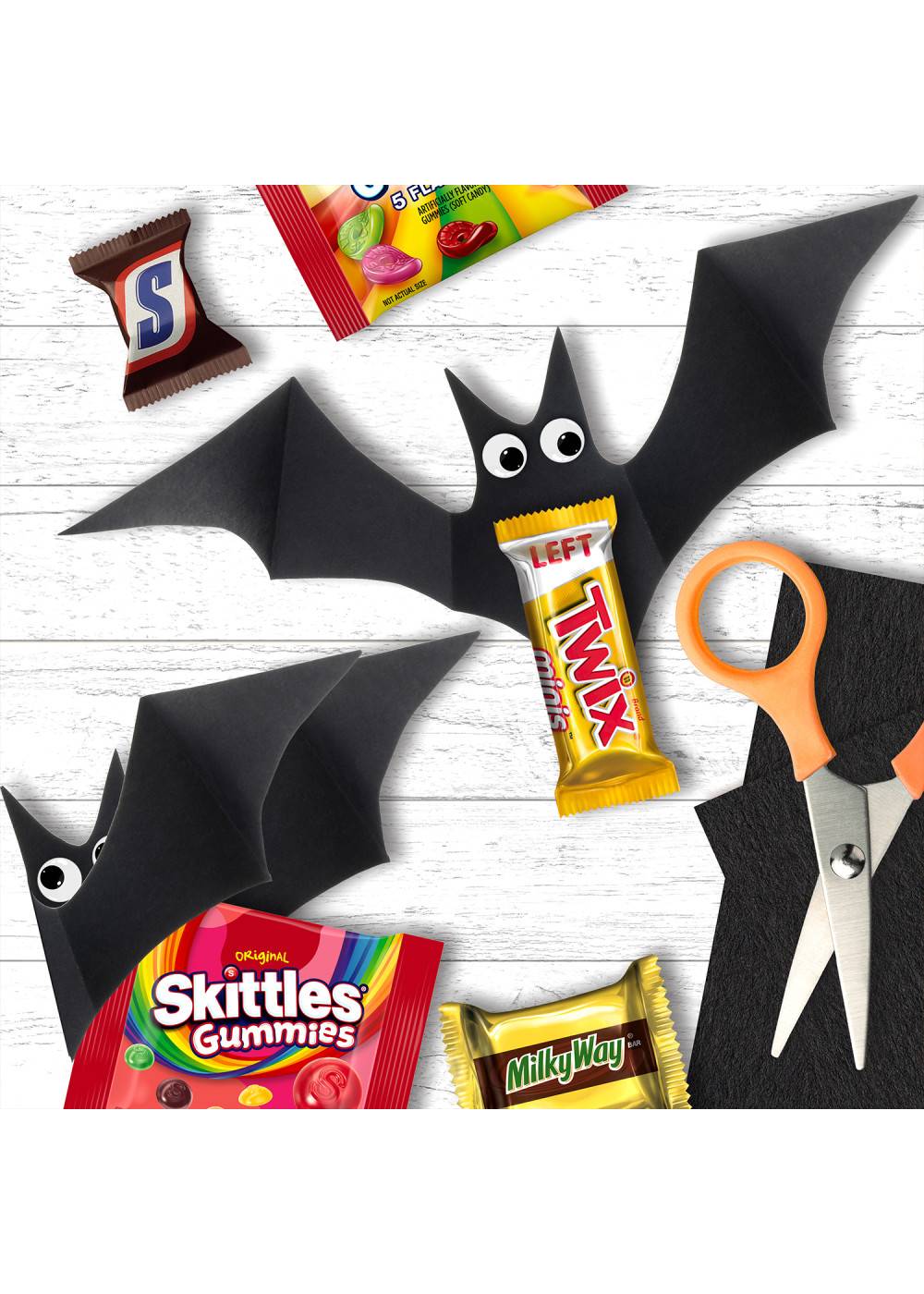 Snickers, Skittles, Life Savers, Milky Way & Twix Assorted Halloween ...