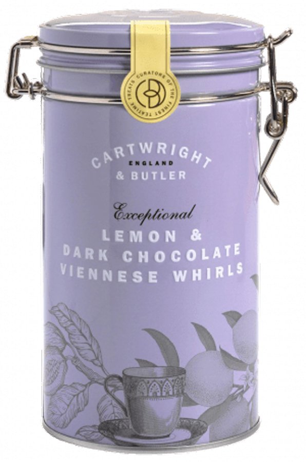 Cartwright & Butler Lemon & Dark Chocolate Viennese Whirls, 200 g ...