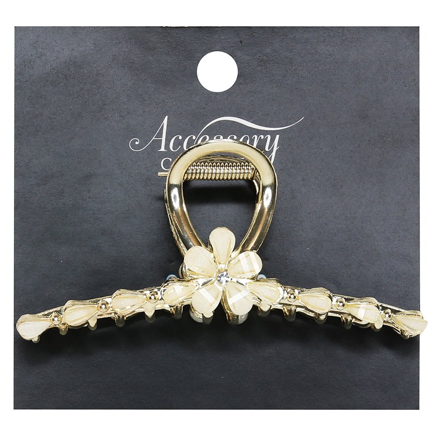 Accessory Choice Flower Metal Loop Claw Clip - Shop Hair accessories at ...