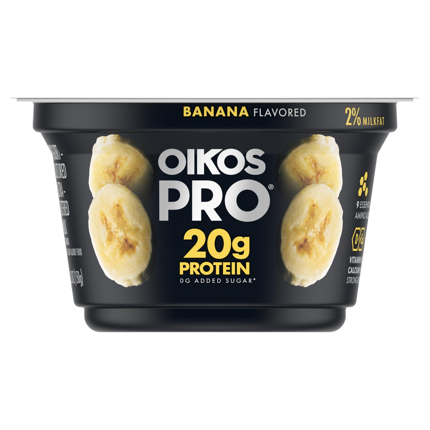 Oikos Pro 20g Protein Greek Yogurt - Banana - Shop Yogurt at H-E-B