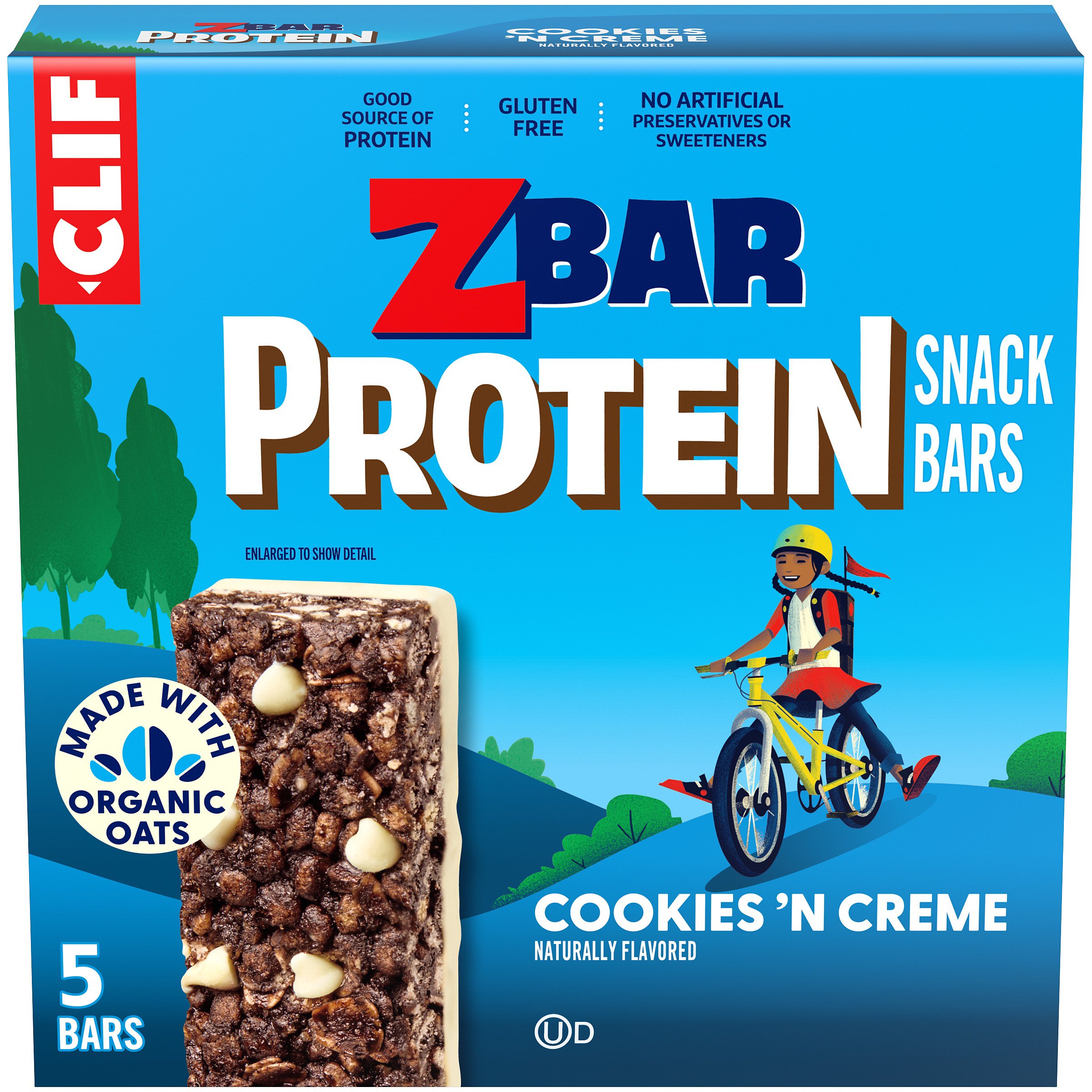 Clif Kid ZBar Energy Snack Bars - Cookies 'N Creme - Shop Granola ...