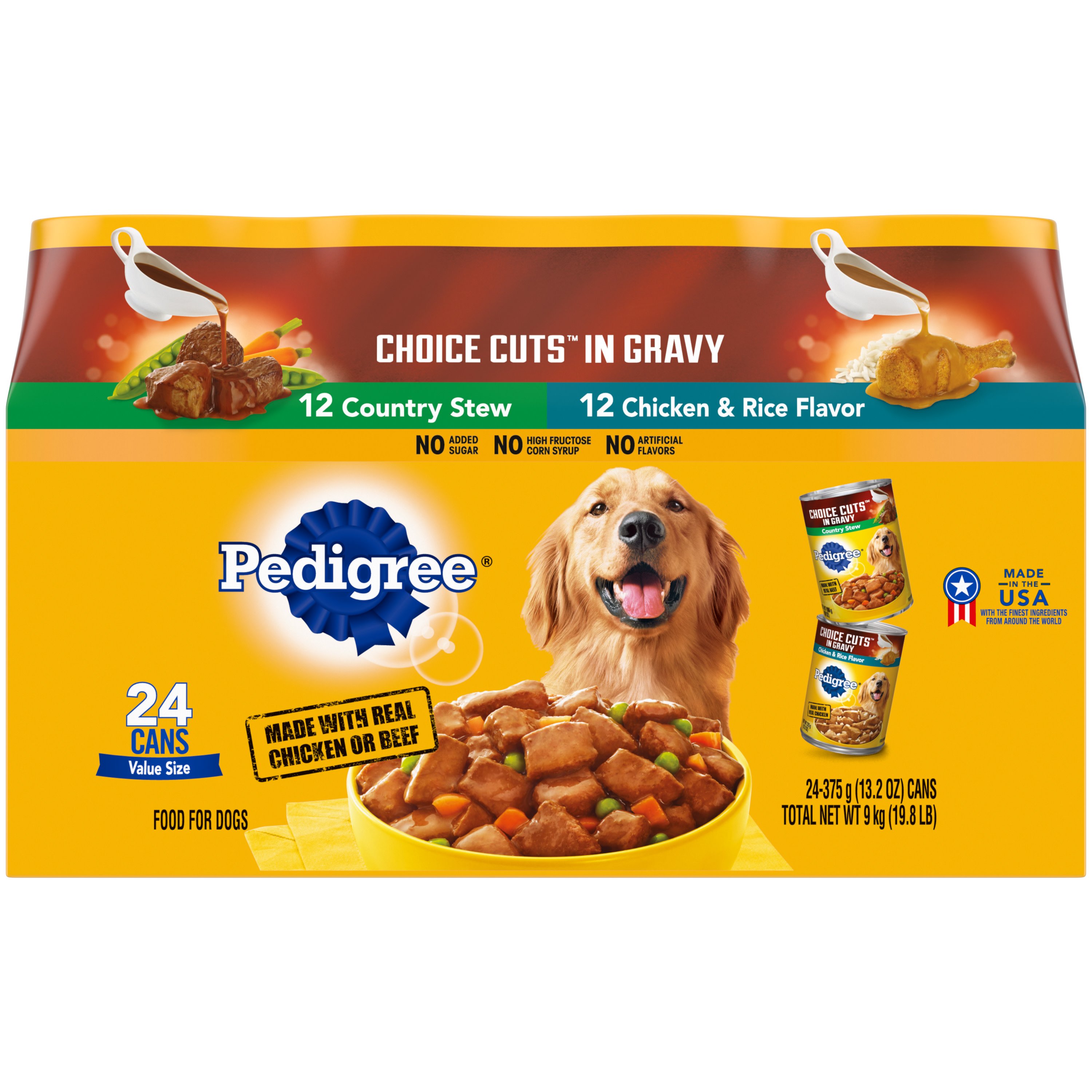 Pedigree Choice Cuts In Gravy Wet Dog Food Twin-Pack Trays - Chicken ...