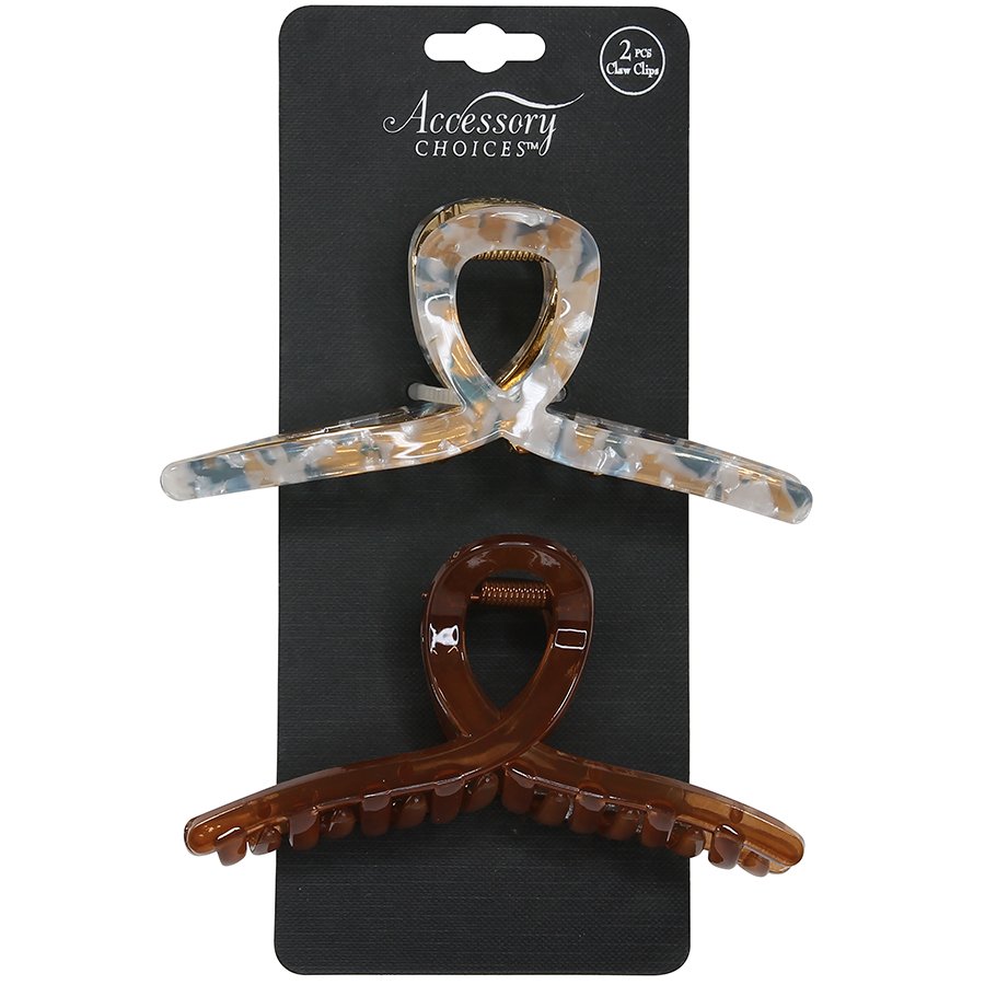 Accessory Choice Marble & Solid Claw Clips - Shop Hair accessories at H-E-B