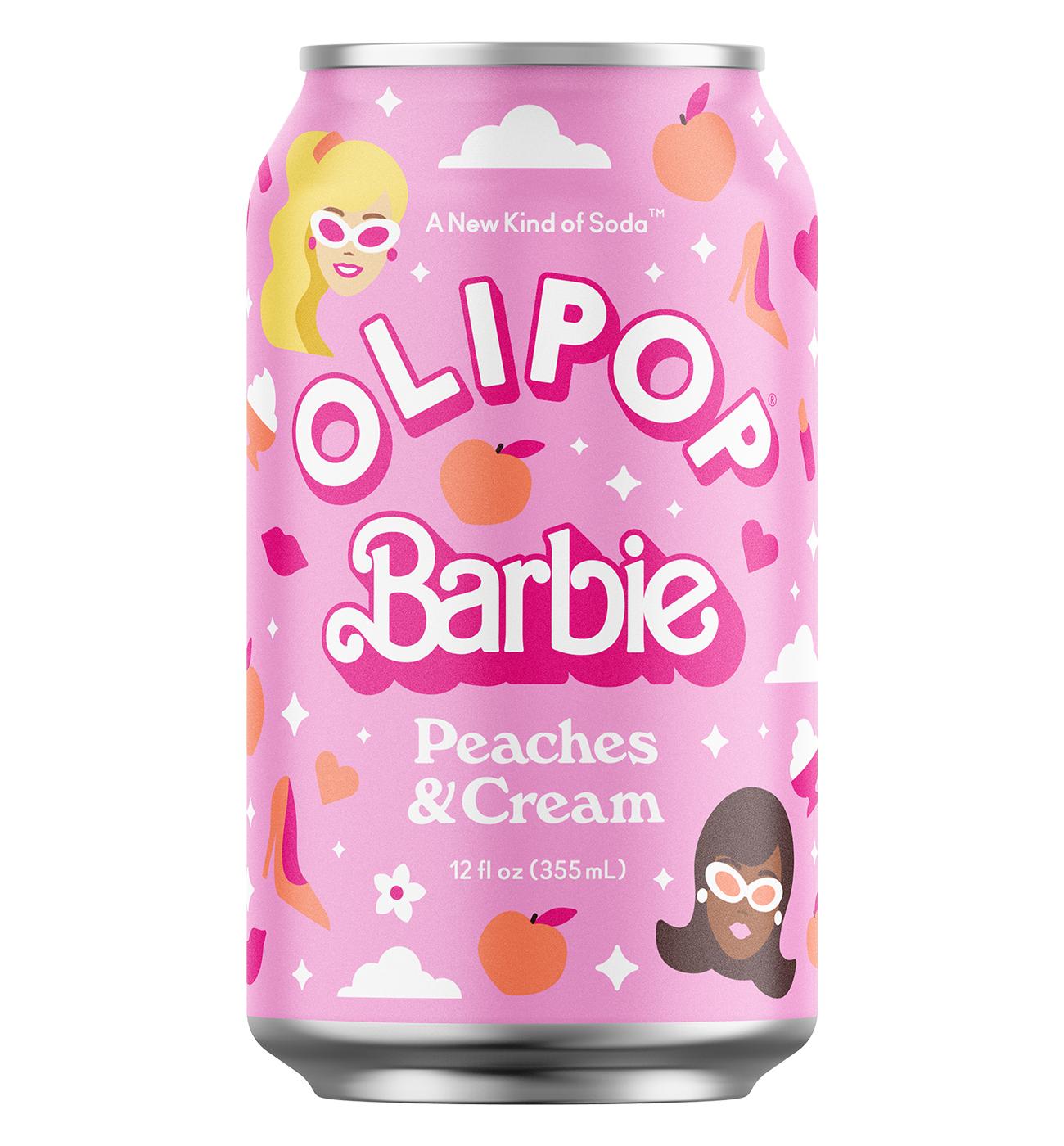 Olipop Barbie Peaches And Cream - Shop Soda at H-E-B