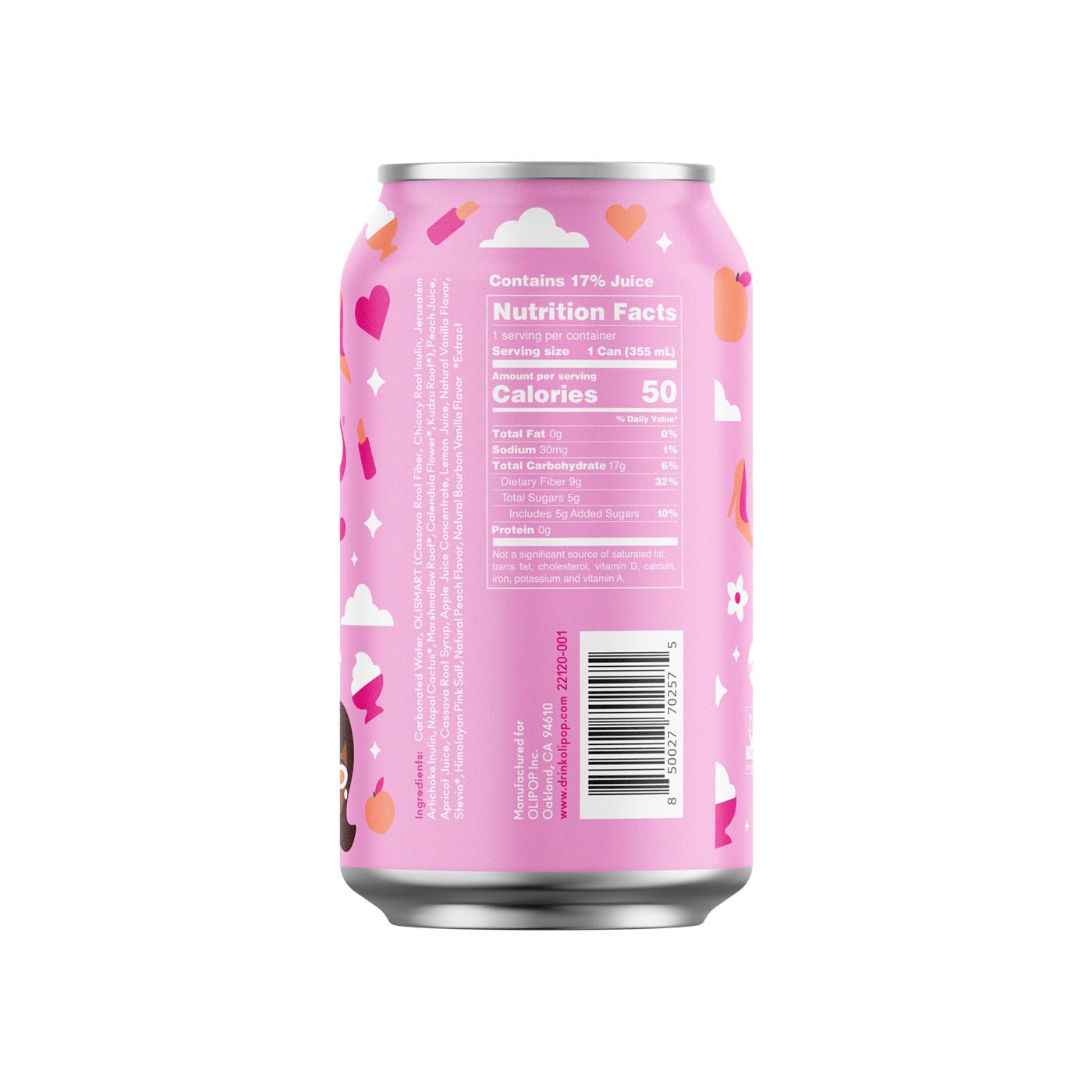 Olipop Barbie Peaches And Cream - Shop Soda at H-E-B