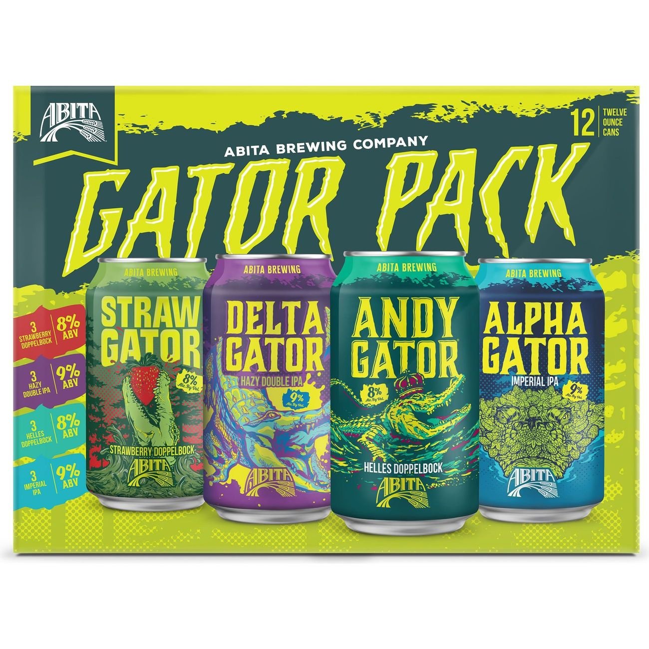 Abita Gator Variety Back Beer 12 pk Cans - Shop Beer at H-E-B