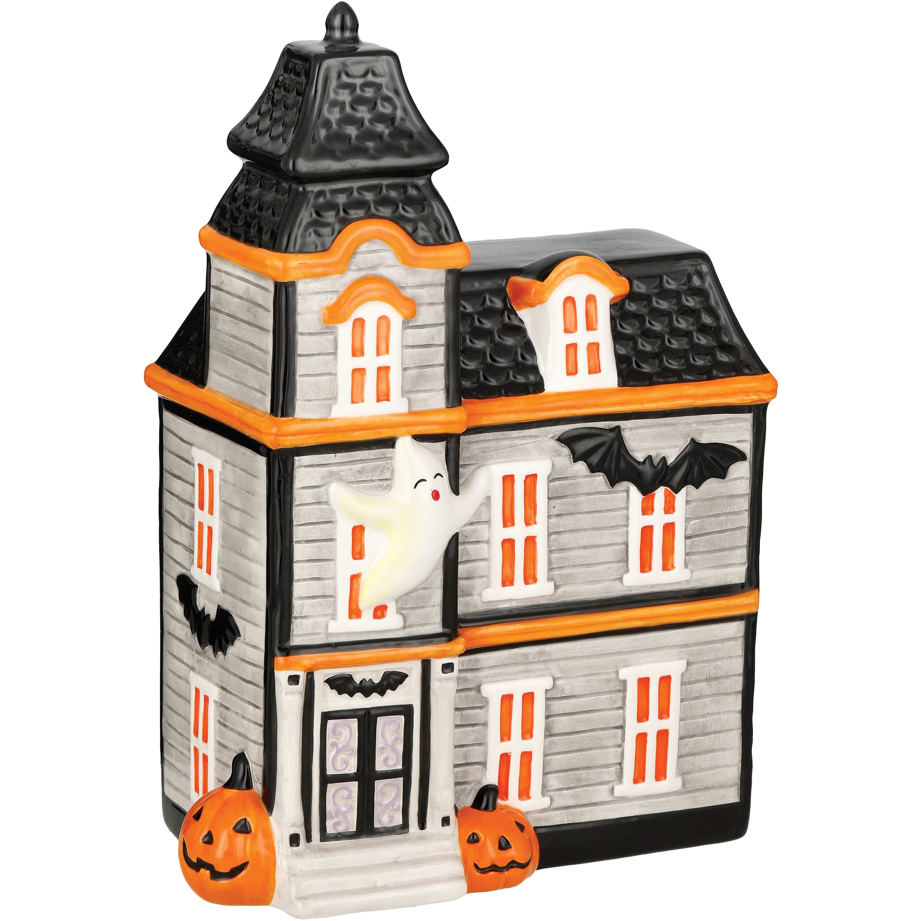 Destination Holiday Halloween Ceramic Haunted House - Shop Seasonal ...