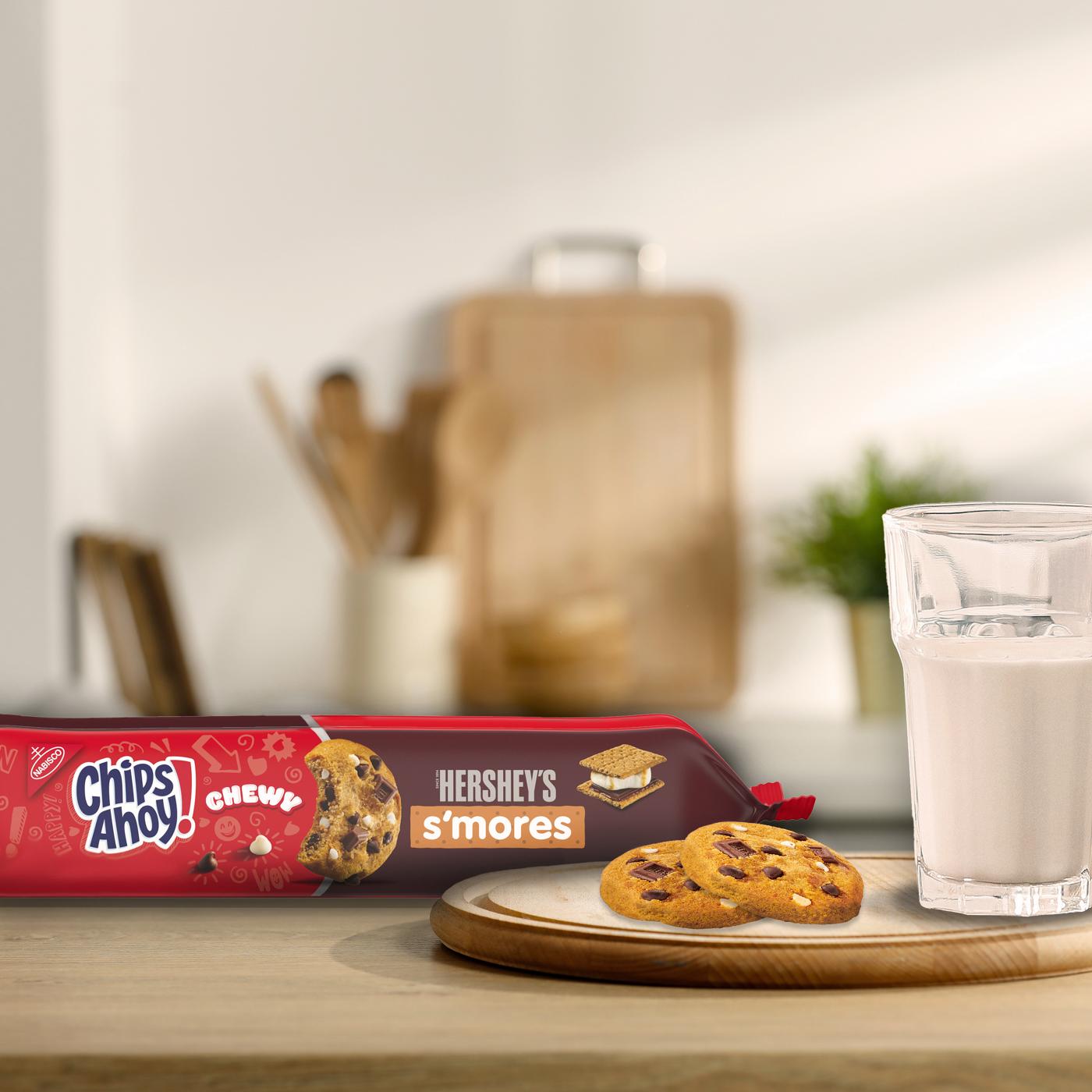 Chips Ahoy! Chewy Hershey's S'mores Milk Chocolate Chip Cookies Limited ...