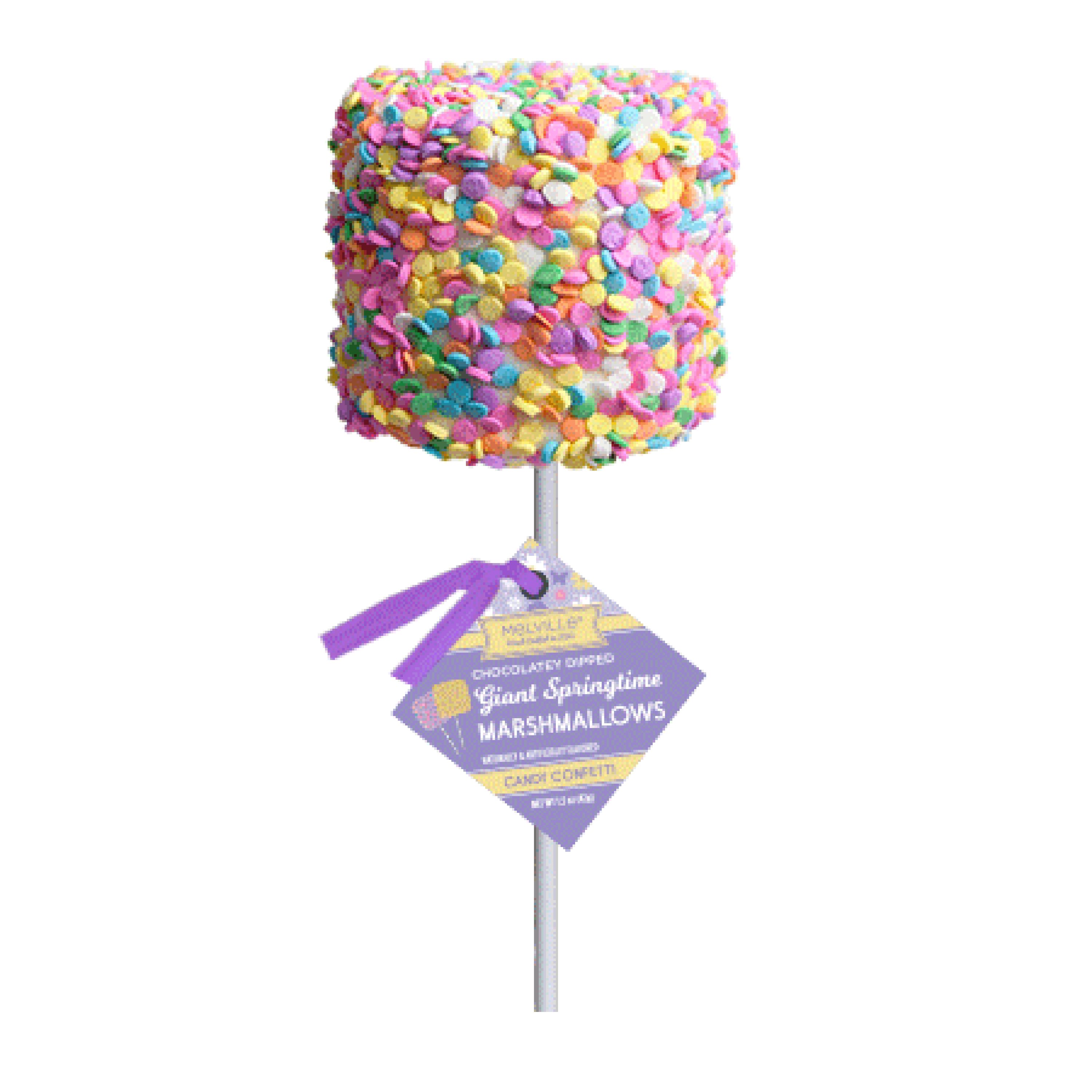Melville Springtime Confetti Giant Marshmallow Pop - Shop Candy at H-E-B