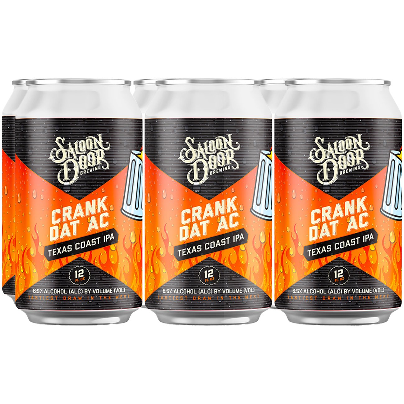 Saloon Door Brewing Crank Dat AC Texas Coast IPA 6 pk Cans - Shop Beer ...