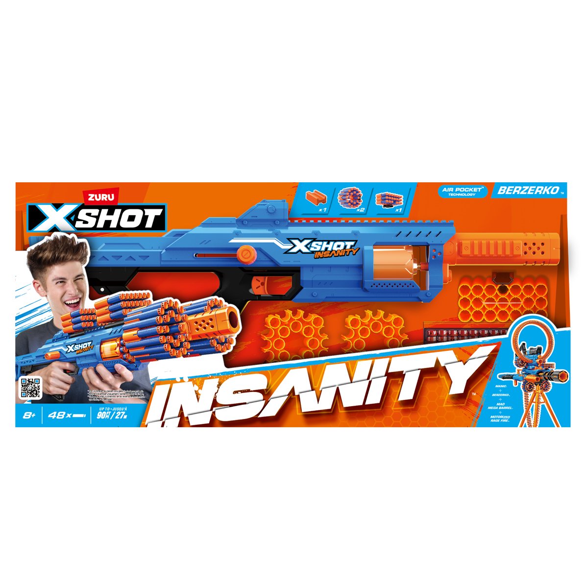 Zuru X-Shot Insanity Berzerko Dart Blaster - Shop Blasters at H-E-B