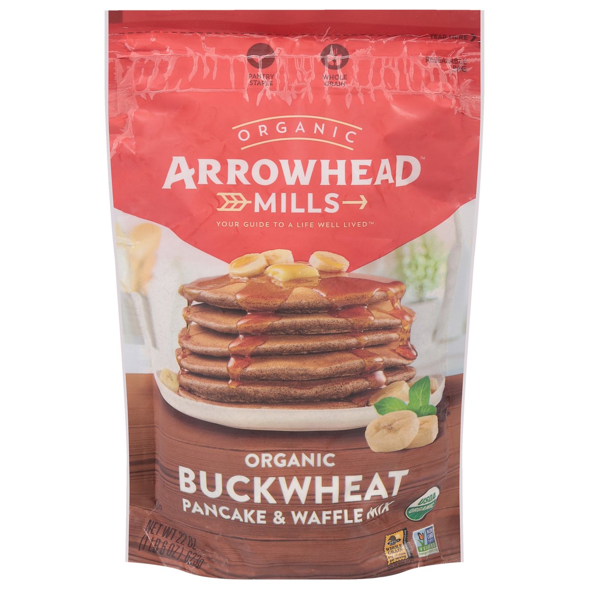 Arrowhead Mills Buckwheat Pancake Waffle Mix, 22 oz | Central Market ...