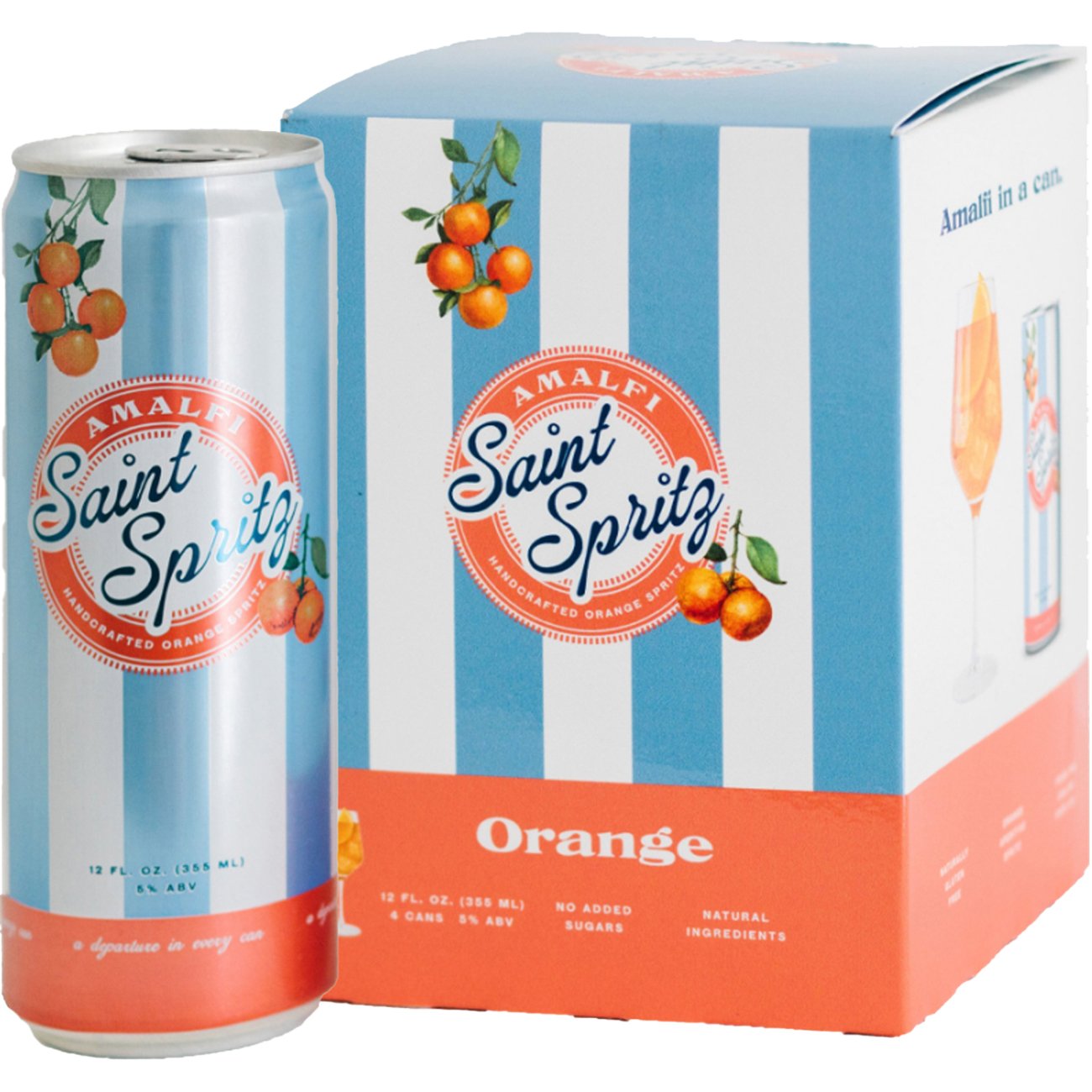 Saint Spritz Amalfi Bittersweet Orange Spritz 4 pk Cans - Shop Malt ...