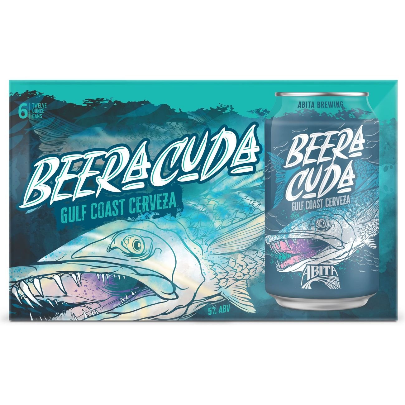 Abita Beeracuda Cerveza Craft Beer 6 pk Cans - Shop Beer at H-E-B