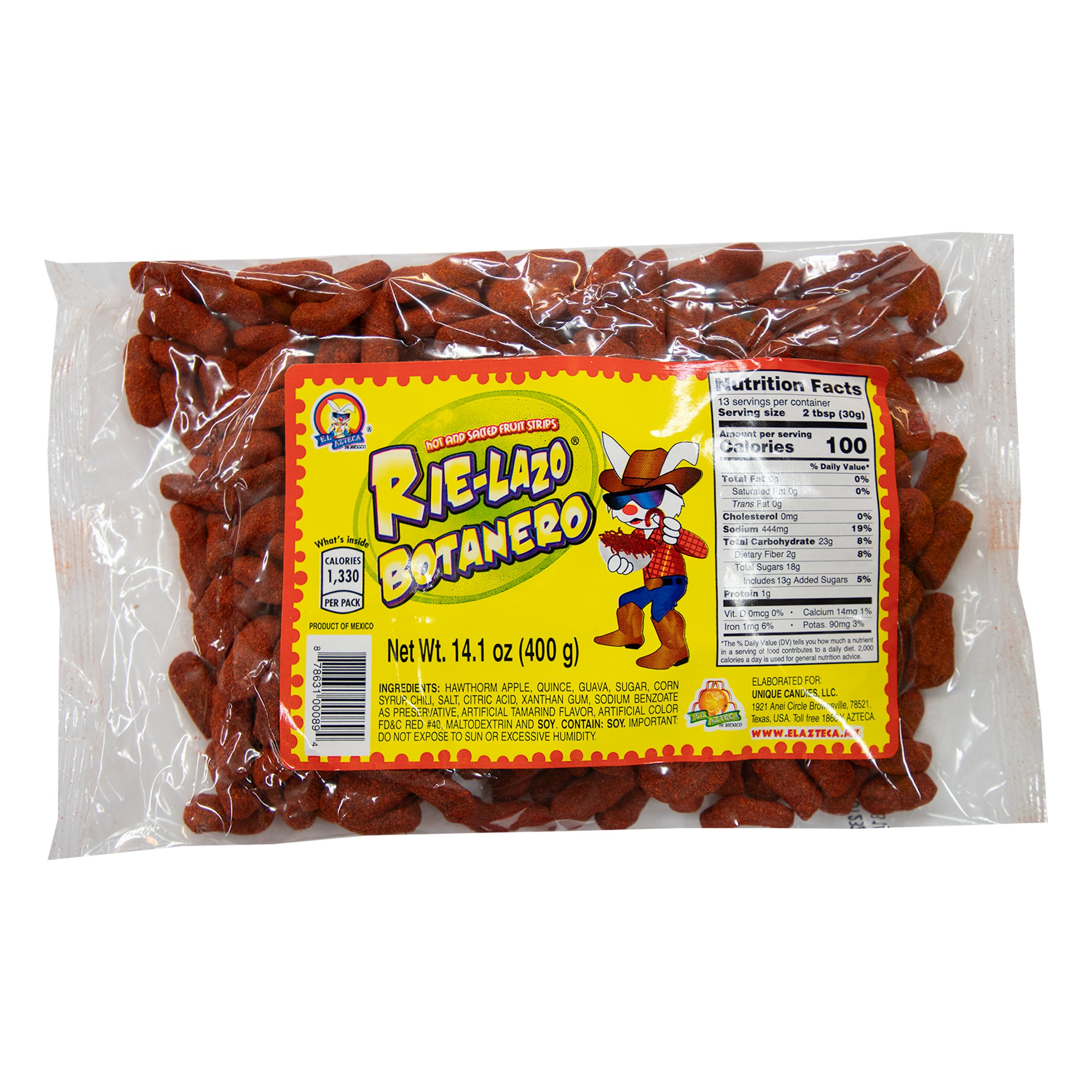 El Azteca Rie-Lazo Botanero Fruit Strips Candy - Shop Candy at H-E-B