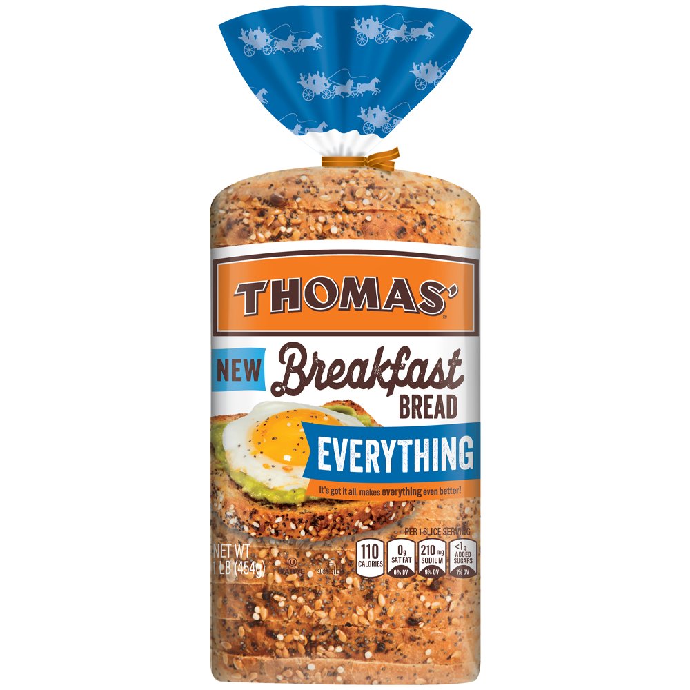 Thomas' Everything Breakfast Sliced Bread - Shop Sliced bread at H-E-B