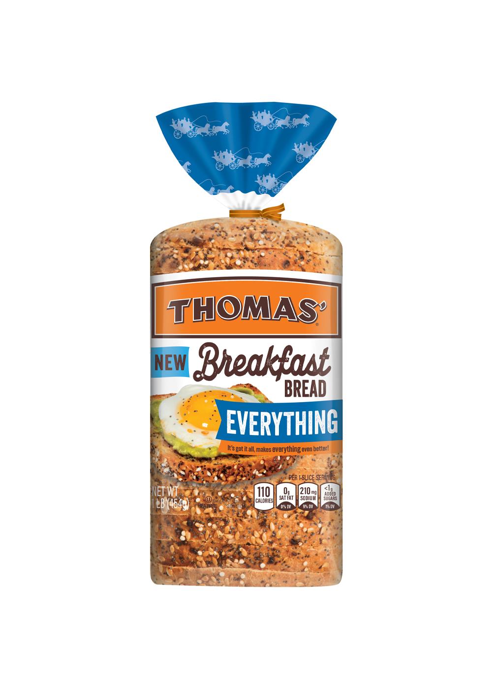 Thomas' Everything Breakfast Sliced Bread - Shop Sliced bread at H-E-B