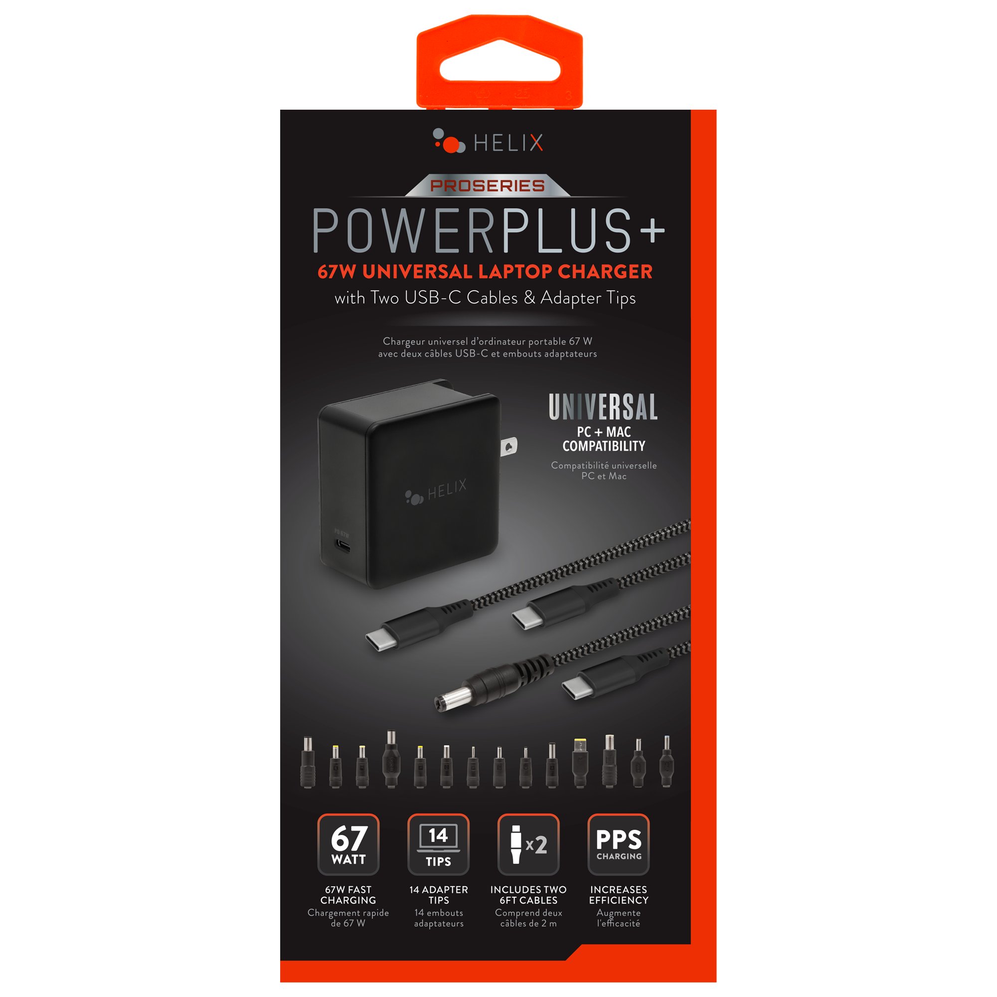 Helix ProSeries PowerPlus 65-Watt Universal Laptop Charger - Shop ...
