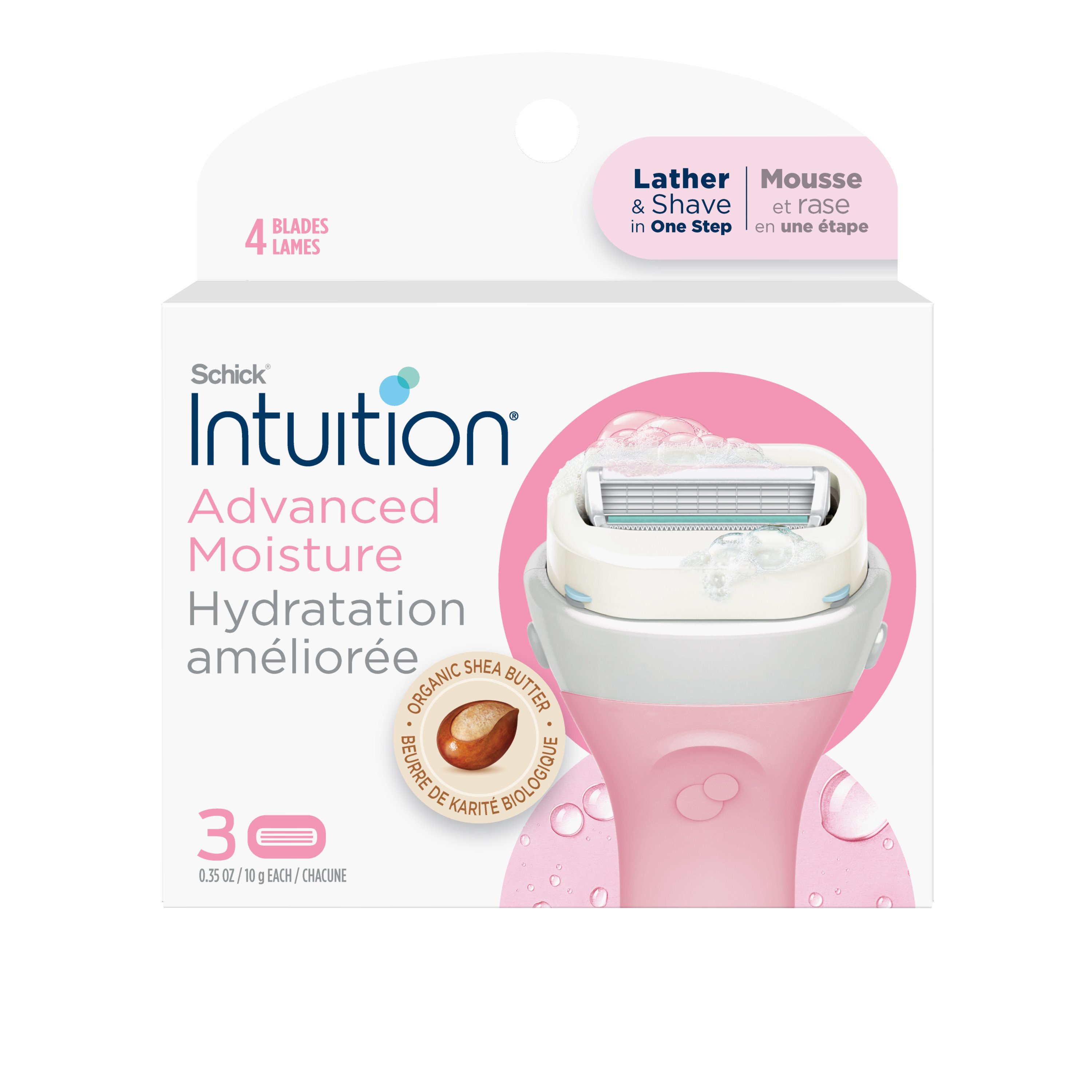 Schick Intuition Advanced Moisture with Shea Butter Women's Razor Blades Refills - Shop Razors ...