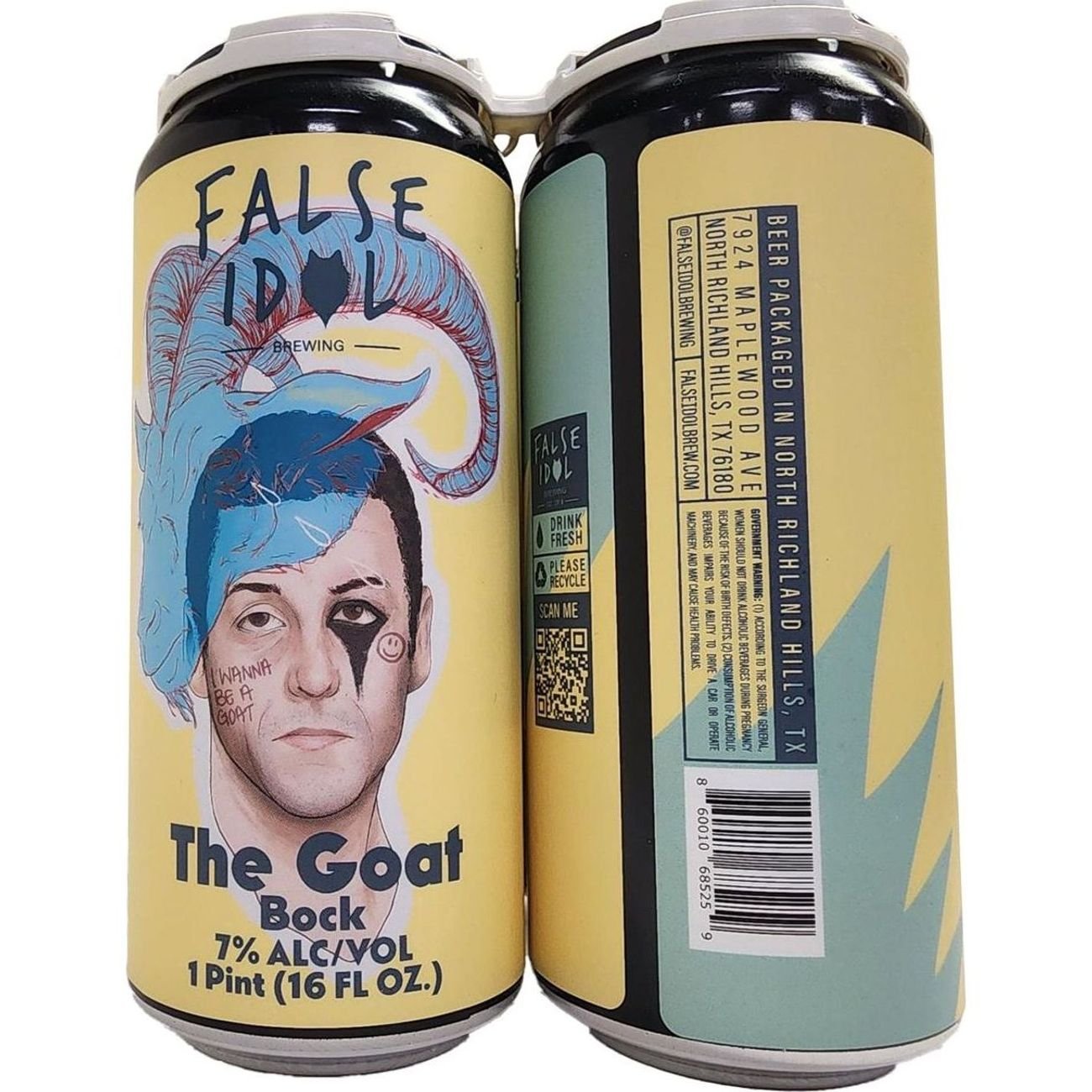 False Idol The Goat Bock Craft Beer 4 pk Cans - Shop Beer at H-E-B