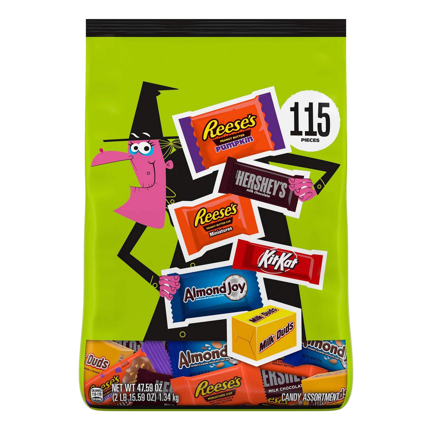 Hershey's, Reese's, Kit Kat, Almond Joy, & Milk Duds Assorted Chocolate ...