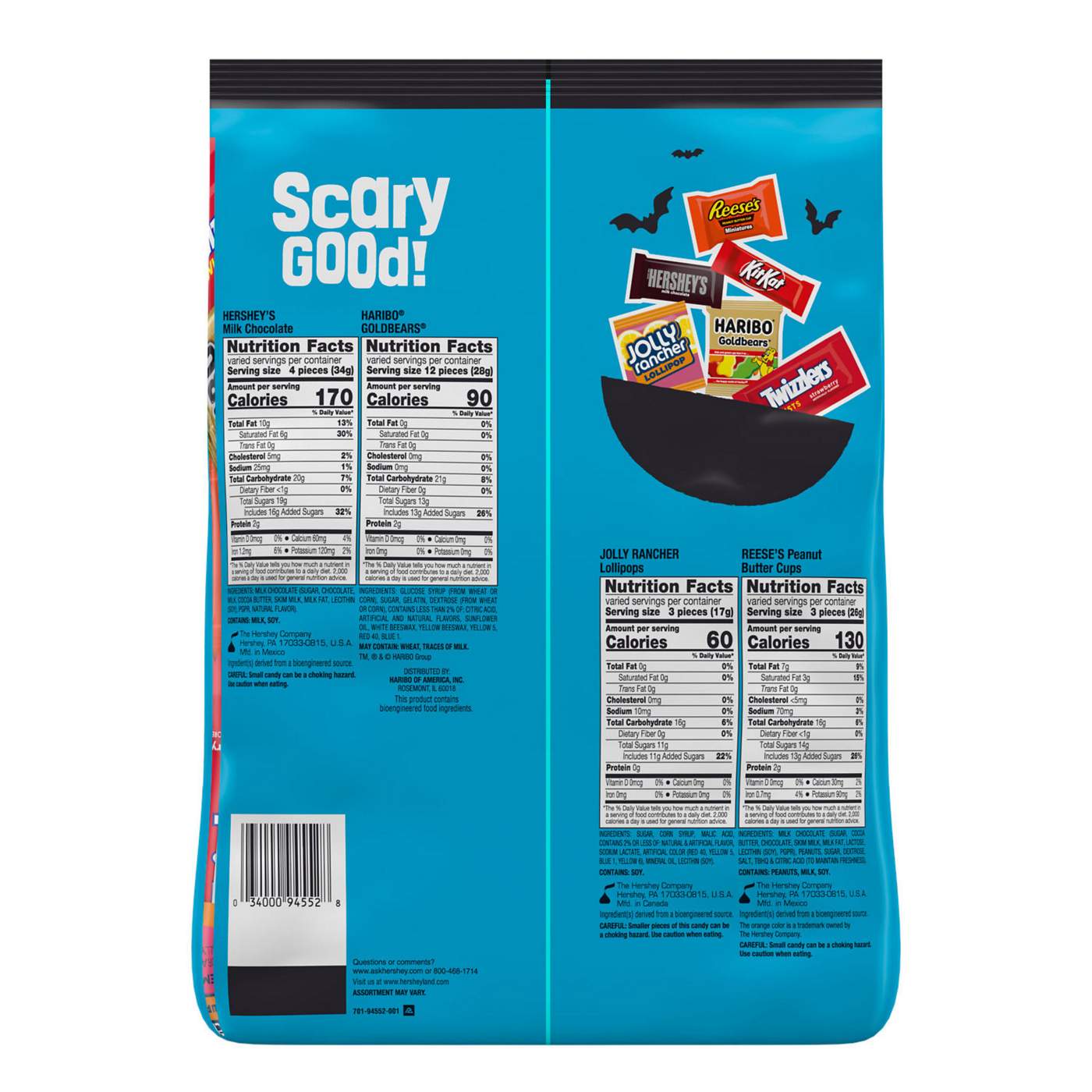 Hershey's, Reese's, Kit Kat, Twizzlers, Haribo & Jolly Rancher Assorted ...