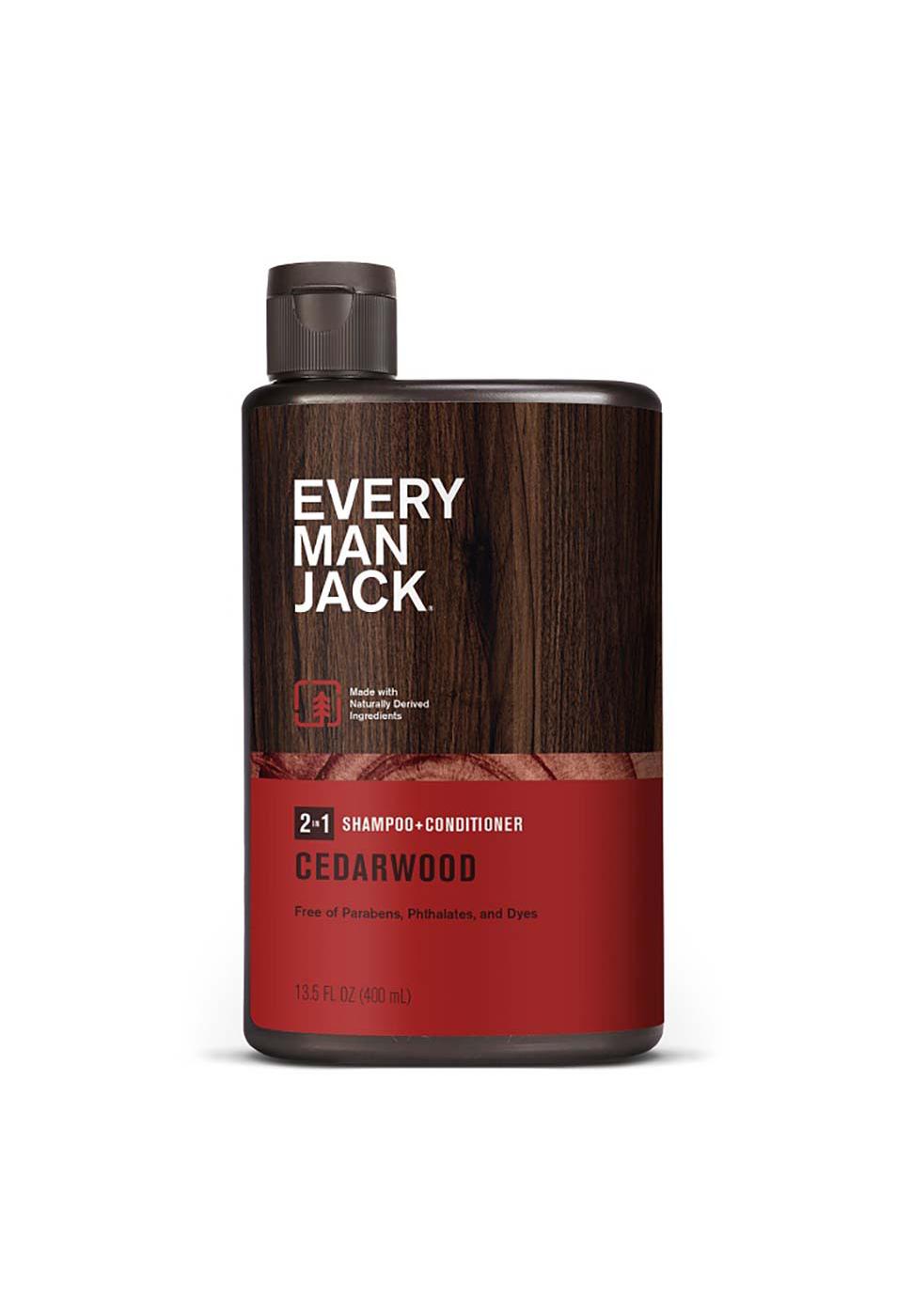 Every Man Jack 2 In 1 Shampoo + Conditioner - Cedarwood - Shop Shampoo ...